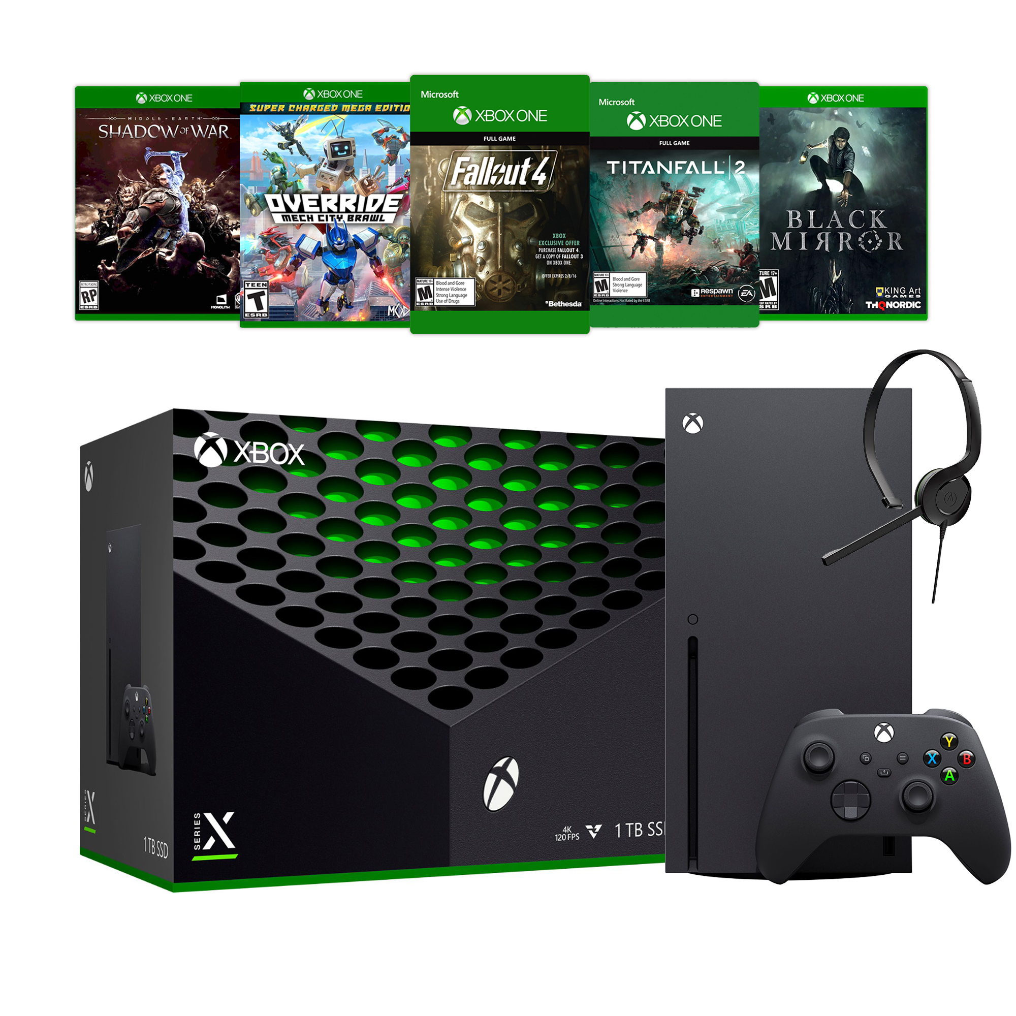 Microsoft Xbox One X 1TB Console, Black, CYV-00001 - Walmart.com