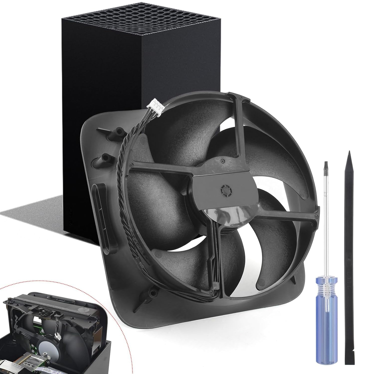 Xbox Series X Internal Cooling Fan Replacement Fan Cooler for Xbox ...
