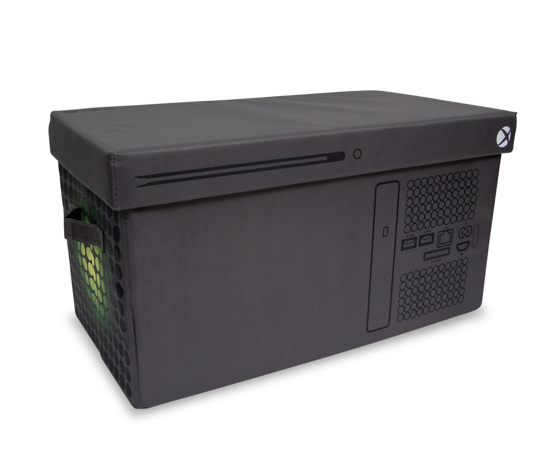 Xbox Rectangular Folding Polyester Storage Bin, Black - Walmart.com