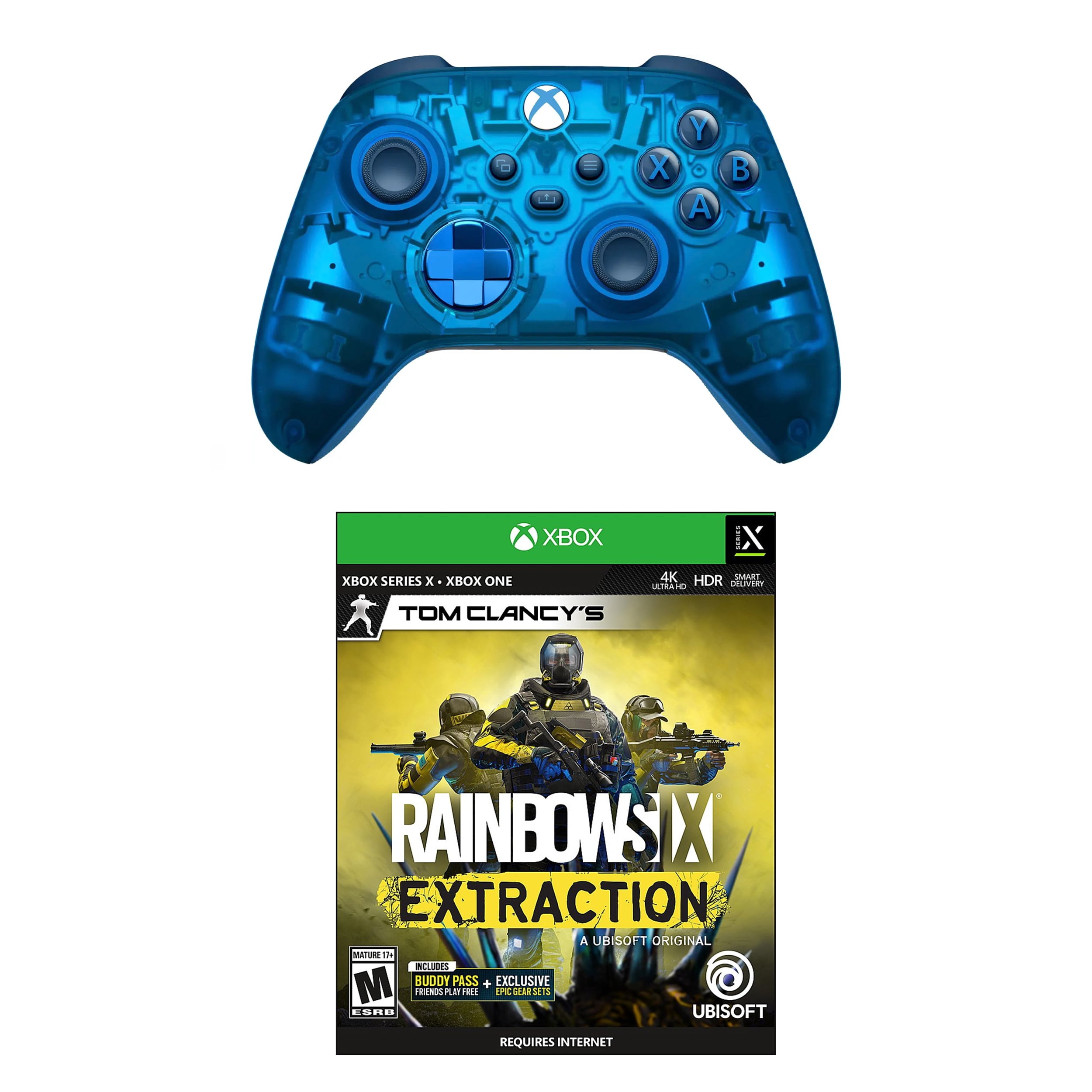 Xbox Series X/S Controller in Sky Cipher with Rainbow Six Extraction ...