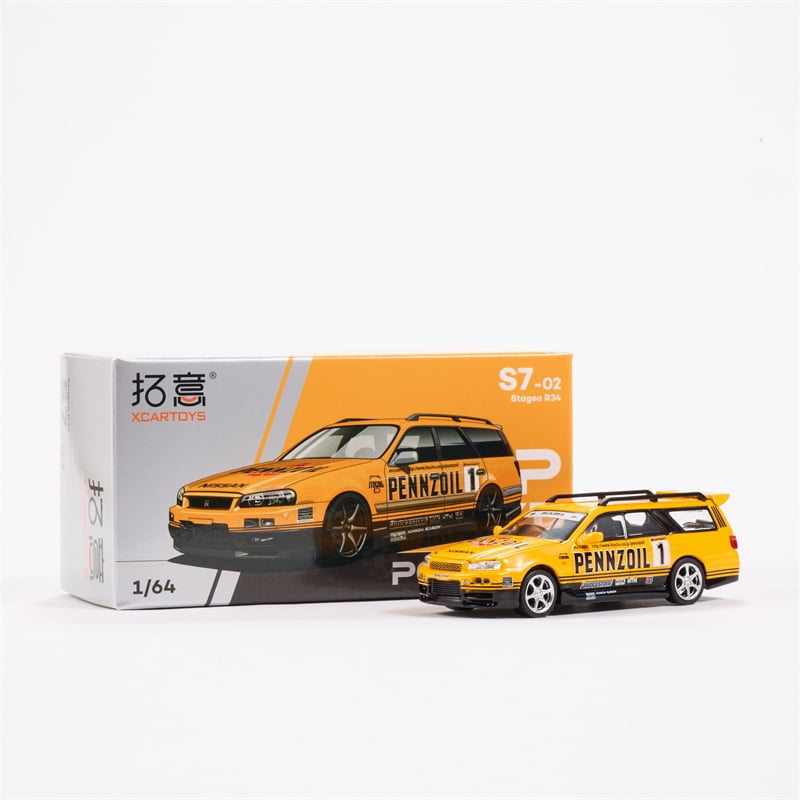 Xcartoys PopRace 1/64 Model Car Classic, GTi Mk2, 997, Stagea R34 ...