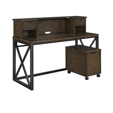SAFAVIEH Landon Teal Writing Desk, 5-Drawer, Chic Pine Wood - Walmart.com