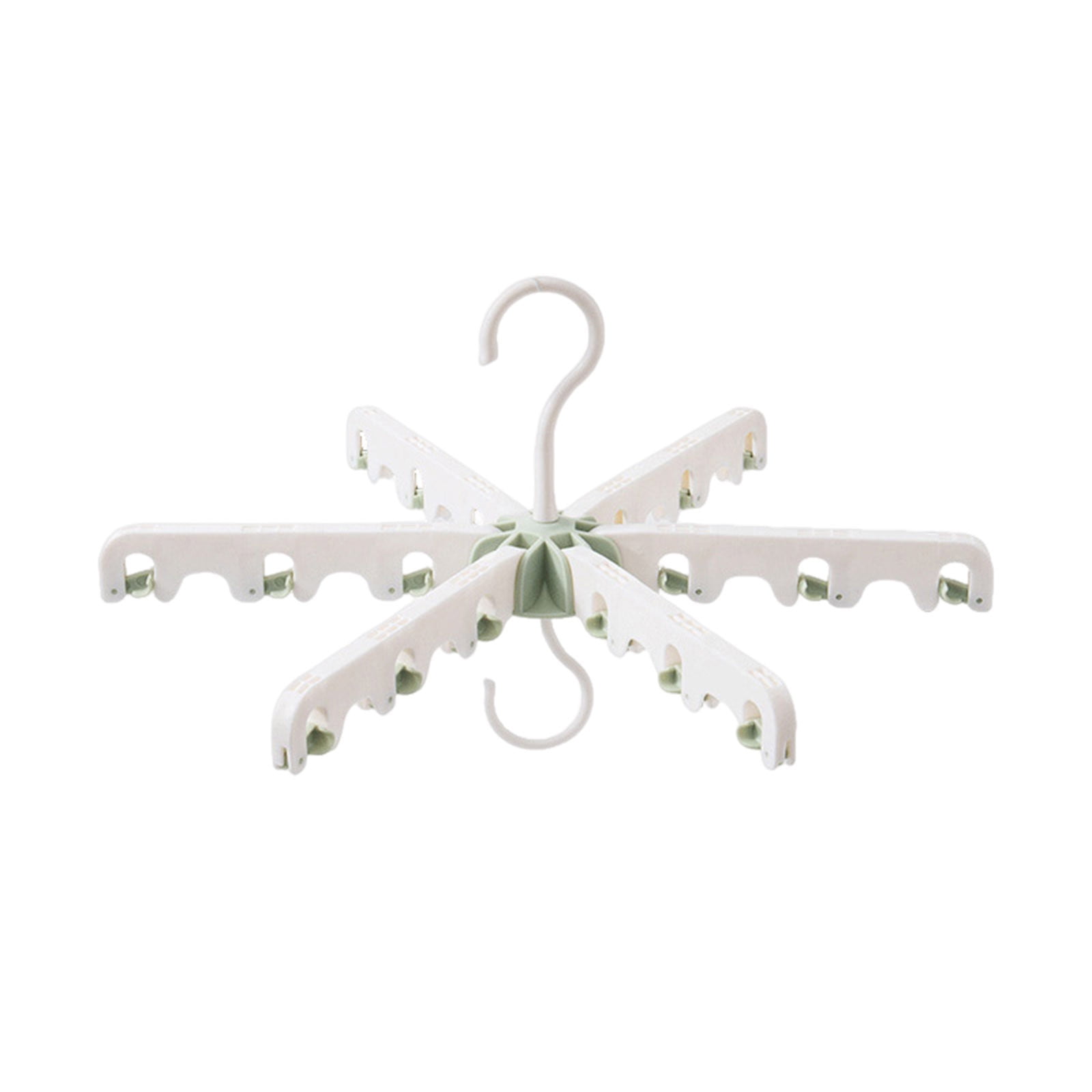 Xchenda Clothes Hangers Sock Drying Rack Folding Sock Dryer Clips ...