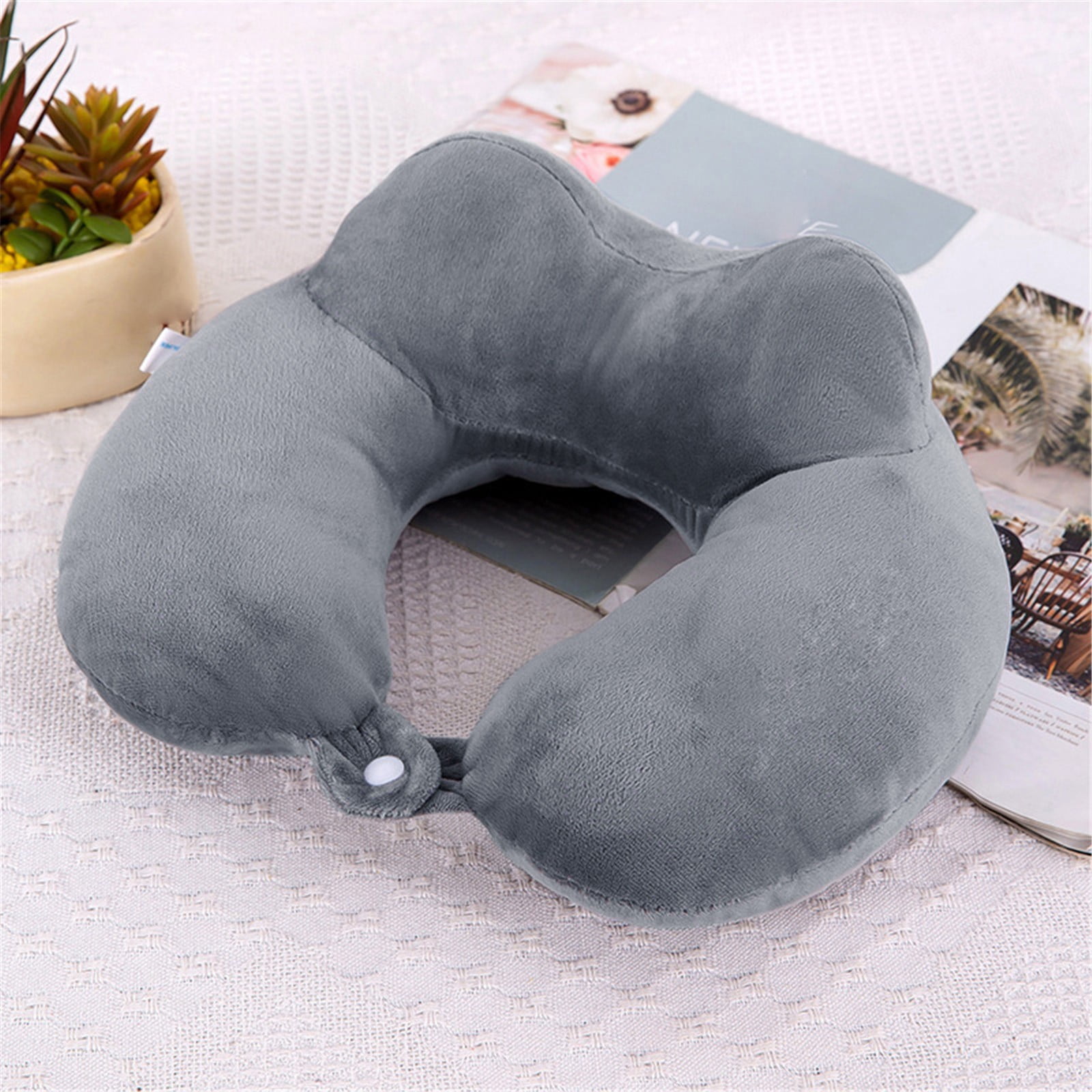 Xchenda Neck Pillows Travel Neck Pillow Memory Foam Airplane Travel ...