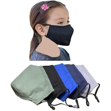Orly (6 Pack) 100% Cotton Reusable Kids Face Masks Covering Eco ...