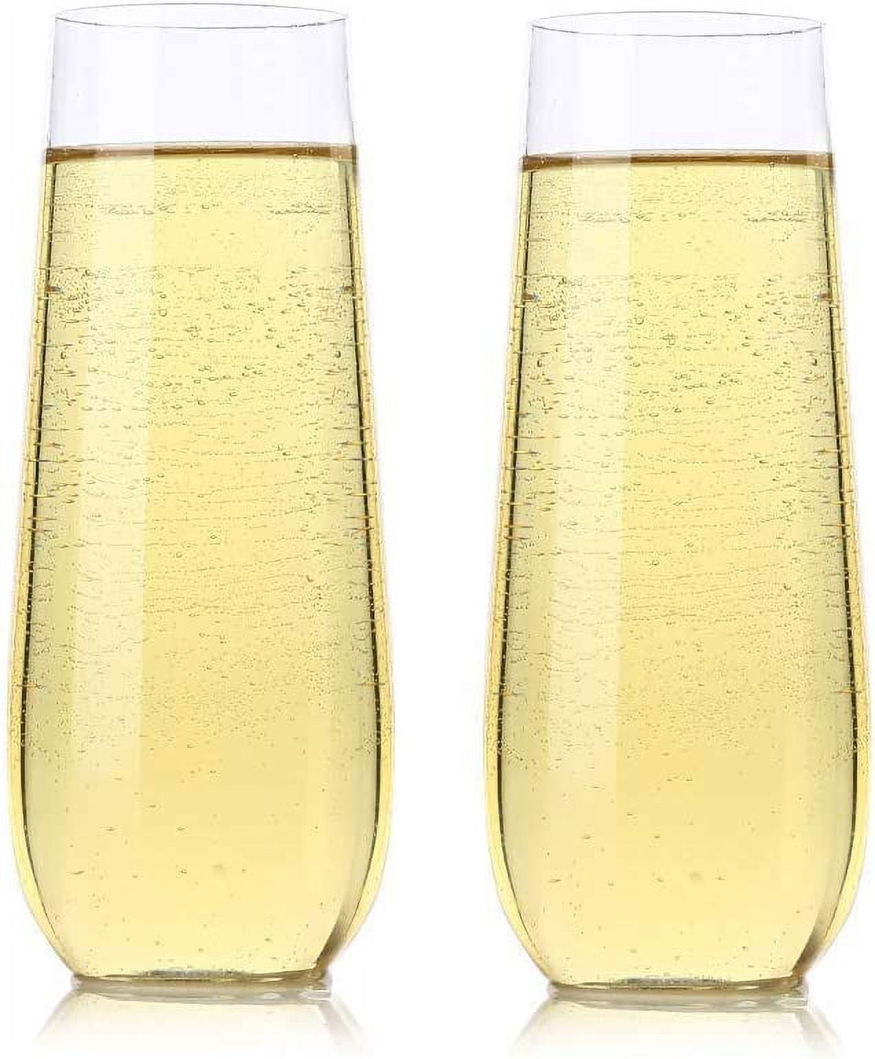 Xclusive Pack of 32 10-ounce Shatterproof Clear Plastic Glasses ...