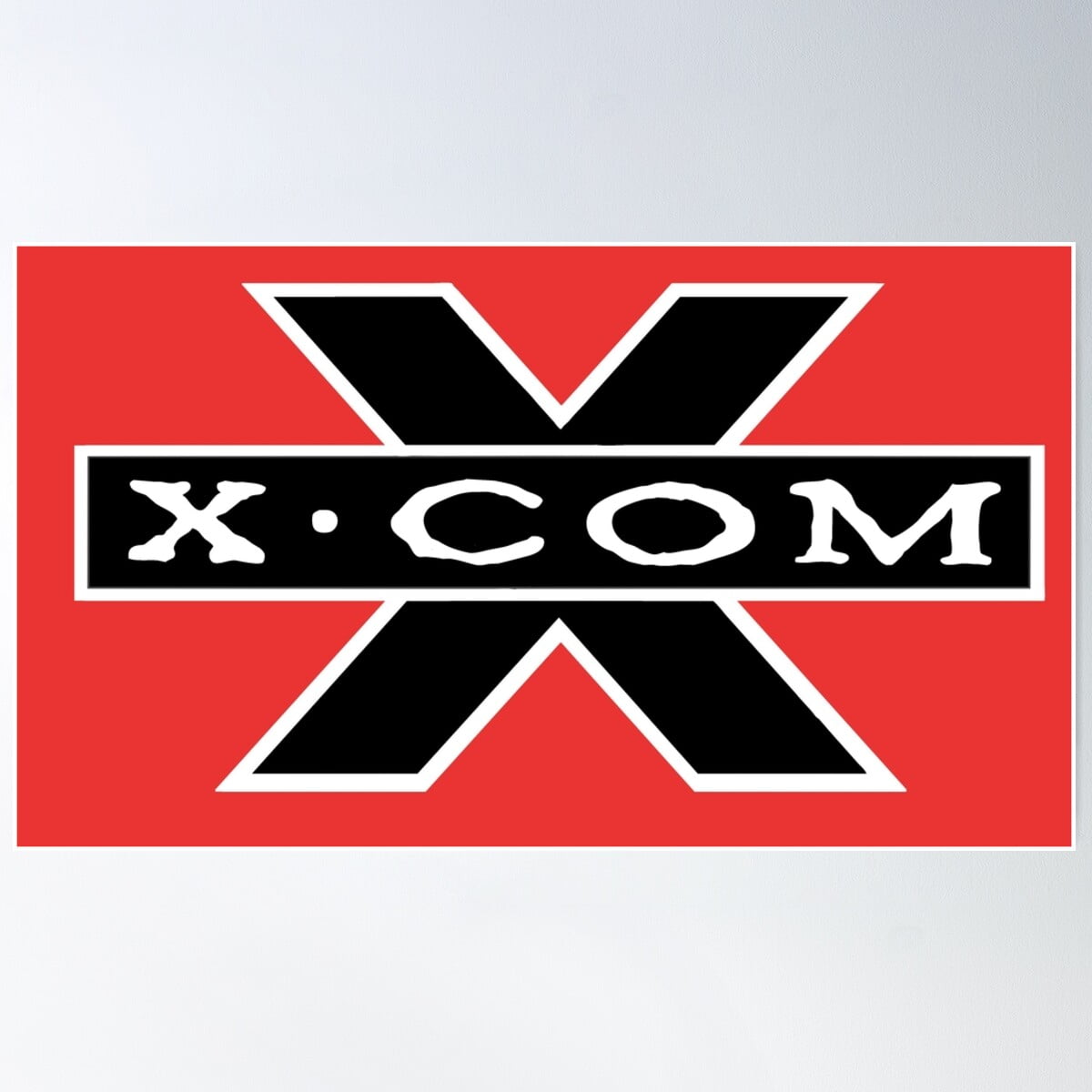 Xcom Classic Logo Poster Wall Art, Modern Wall Decor For Living Room ...