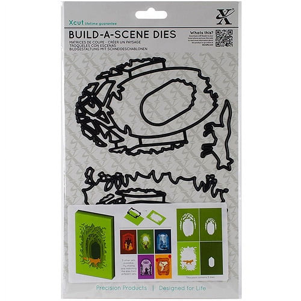 Xcut Build-A-Scene Dies 5/Pkg-Shadow Box Woodland, Pk 1, Xcut - Walmart.com