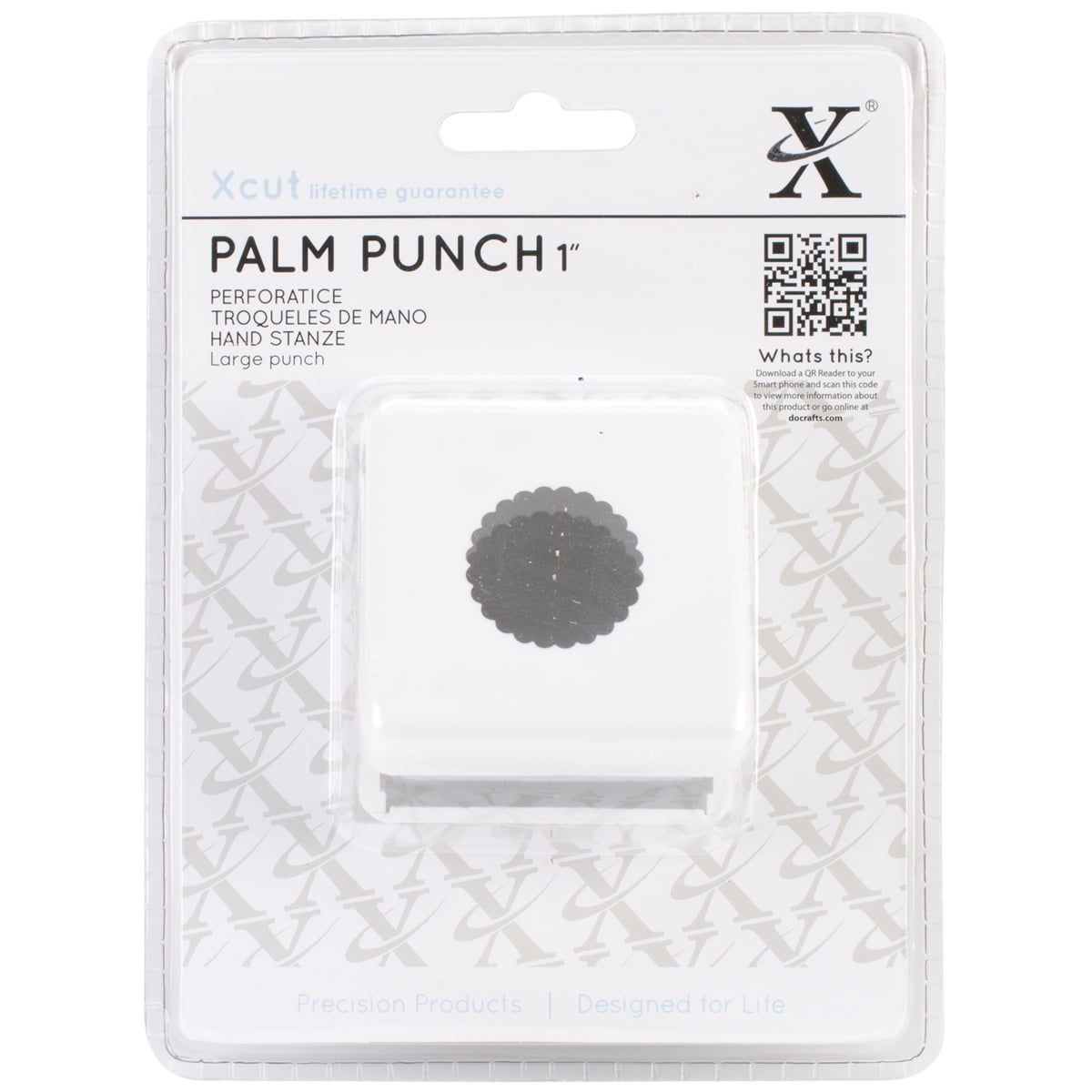 Xcut Large Palm Punch-Scallop Circle, 1" - Walmart.com