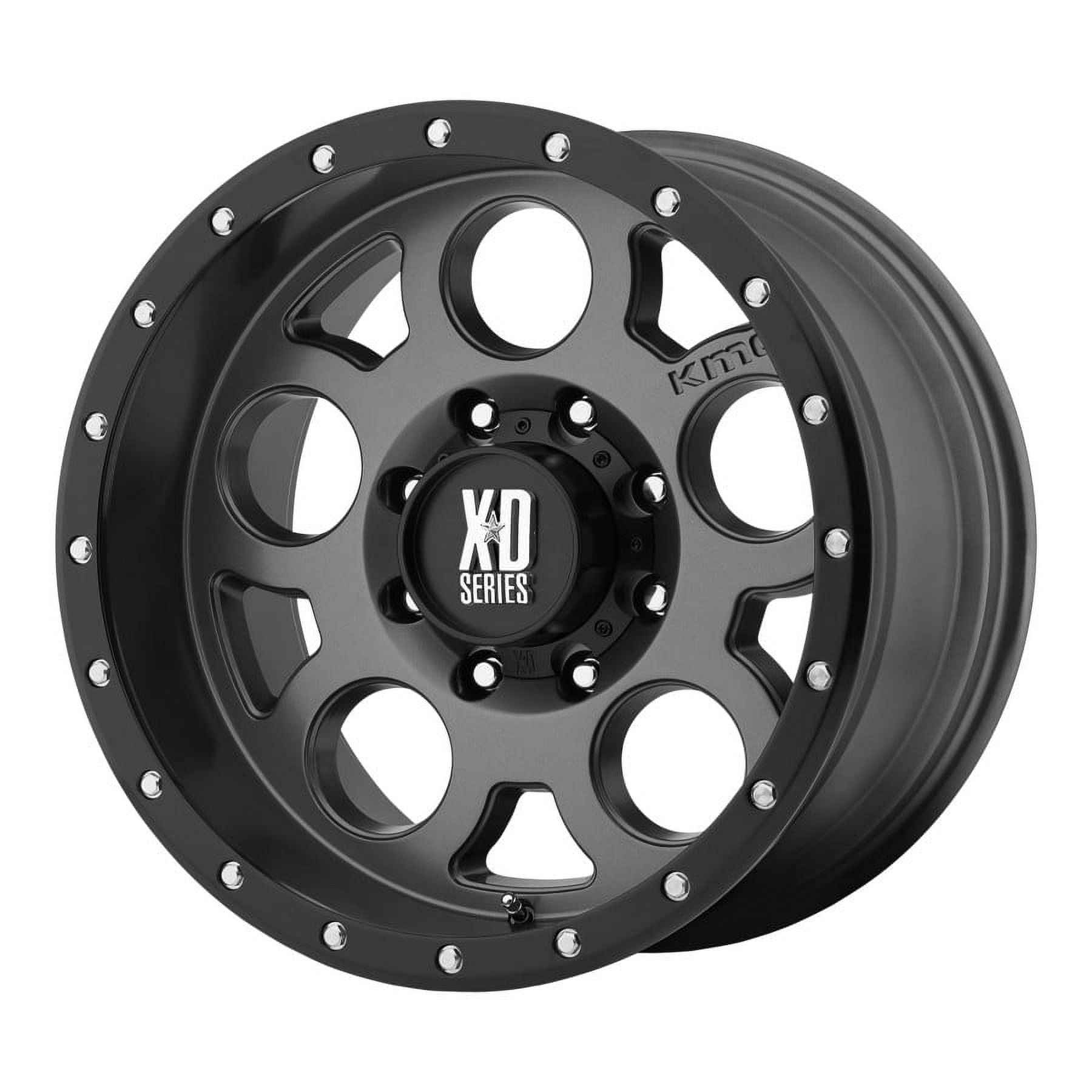 Xd Xd126 Enduro Pro 18X9 5X127 18Et 106.25Cb Matte Gray W Black ...
