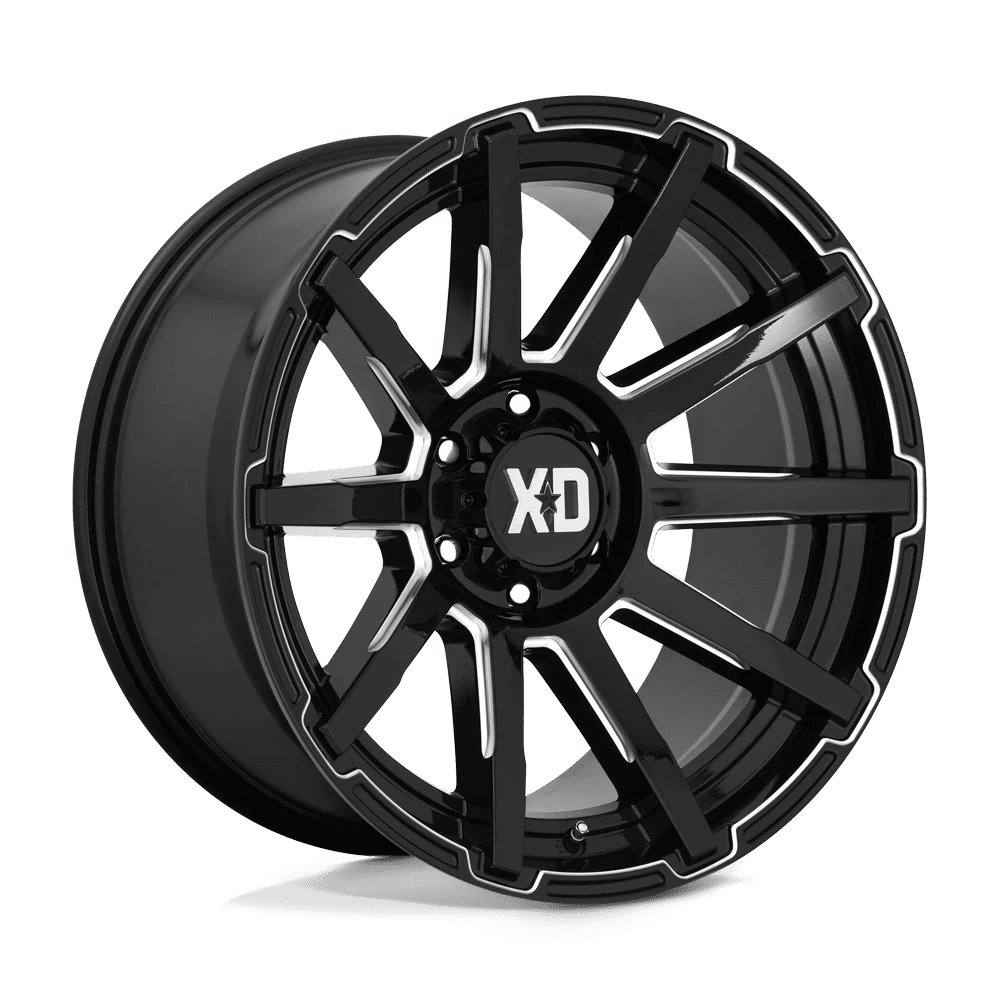 Xd Xd847 Outbreak 18X9 5X139.7 12Et 125.1Cb Gloss Black Milled Wheel ...