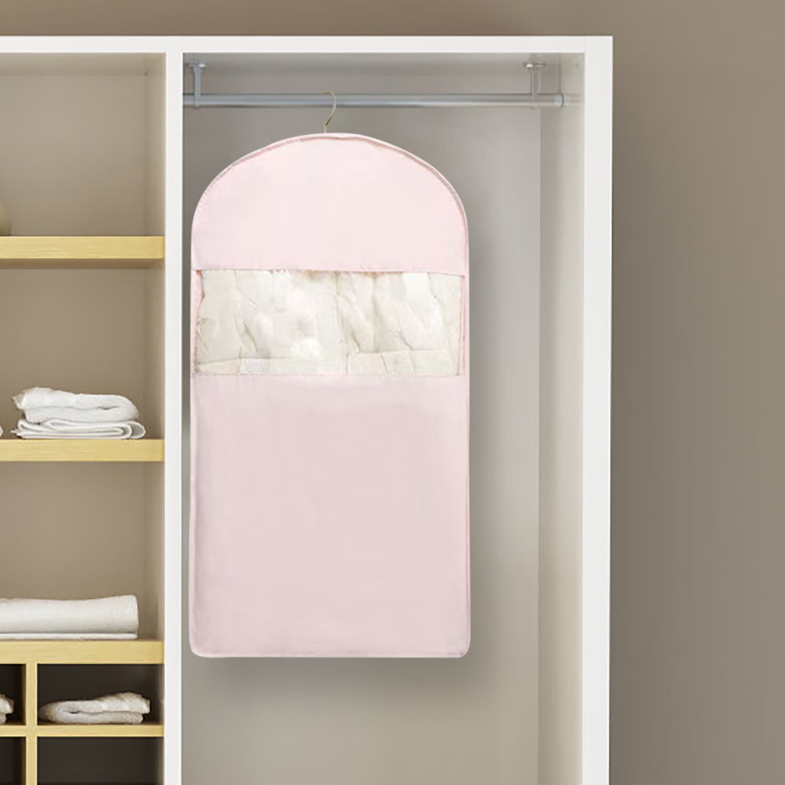 Xdegoge 2025 Space Saving Hanging Garment Bag with Self Compression ...