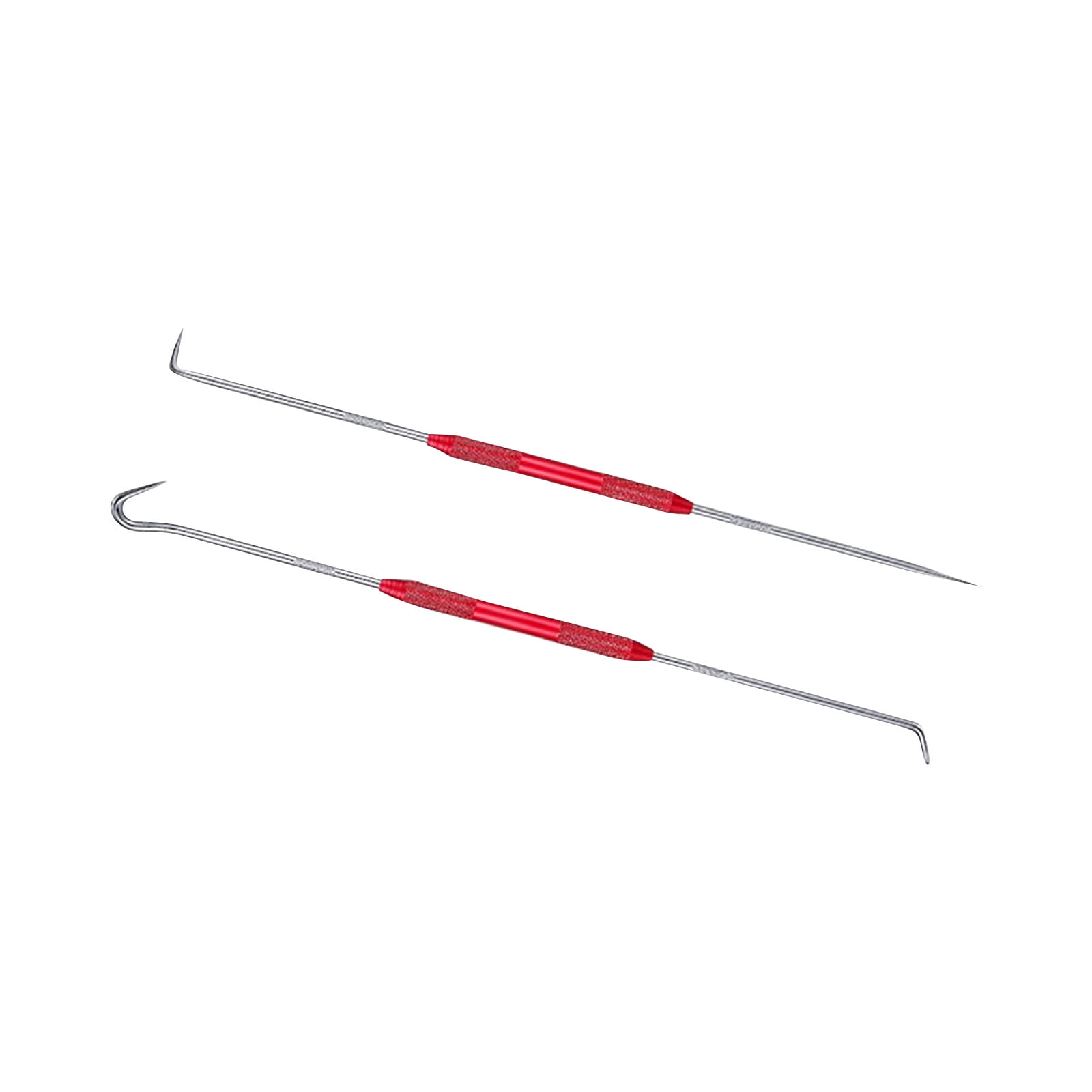 Xdegoge 2Pc Jumbo O-Ring Hook and Pick Tools Set ,Metal Double Pointed Scriber Scribe Tool Hook ...