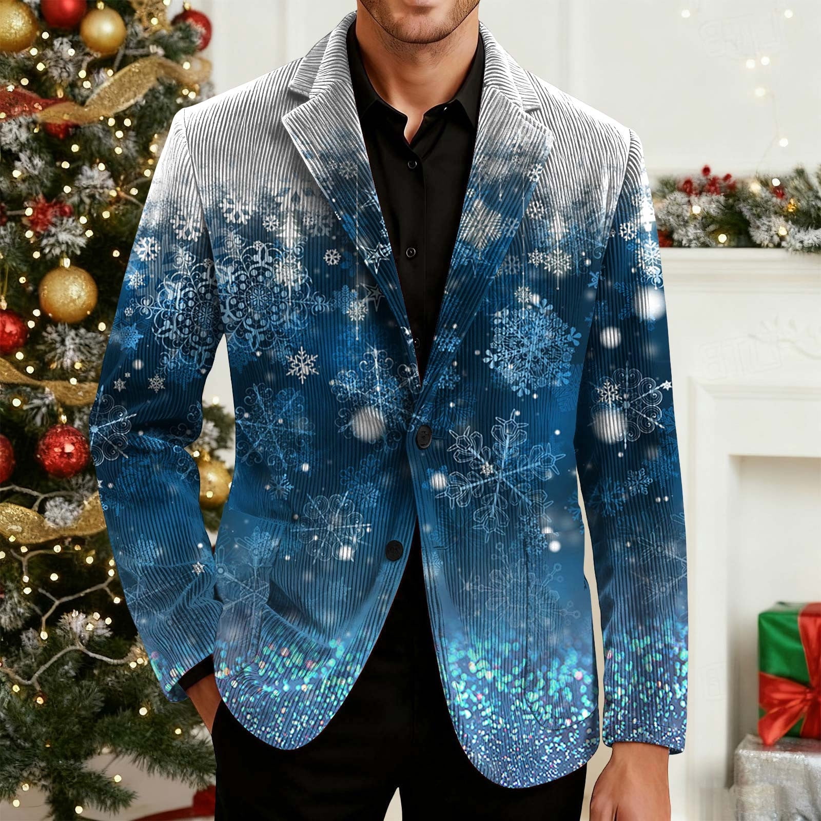 Customer reviews for Xdegoge Christmas Blazer Men Sport Coat Plus Size ...