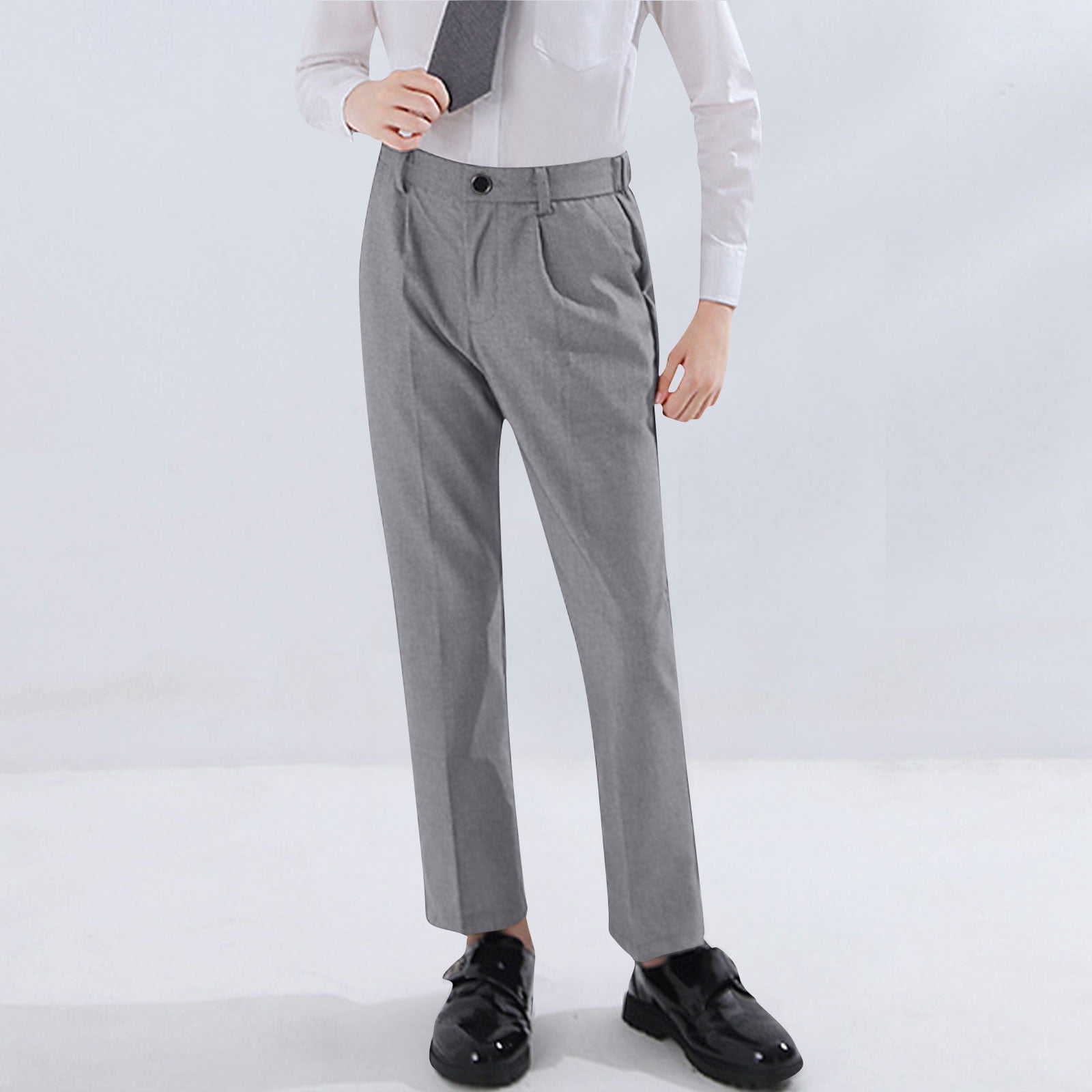Xdegoge Dress Pants for Boys 14-16 Teen Boy Pants School Uniform Pants ...