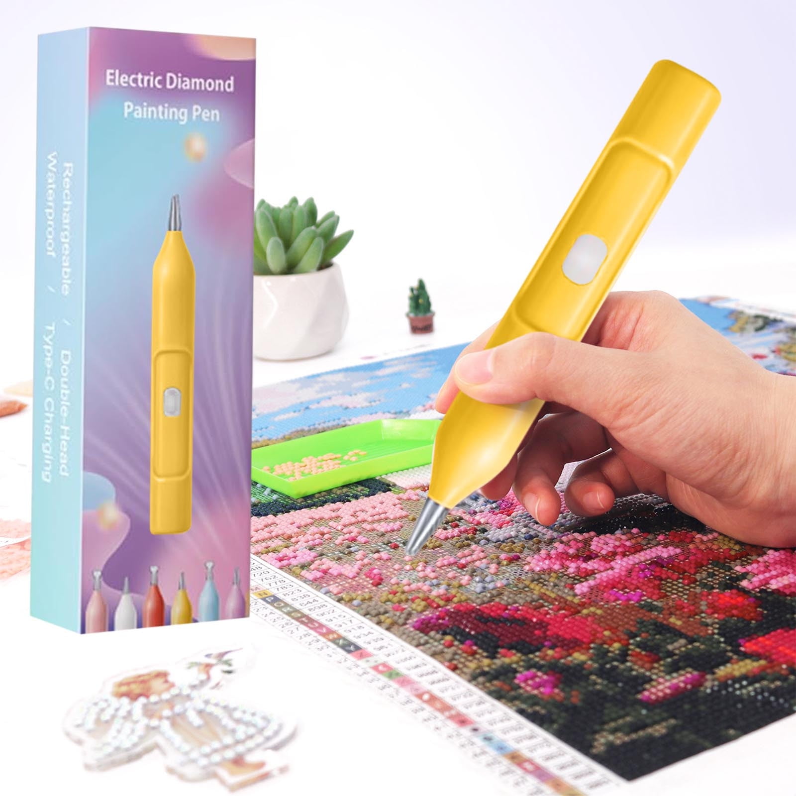 Xdegoge Electric Diamond Painting Pen with Vacuum Technology ...
