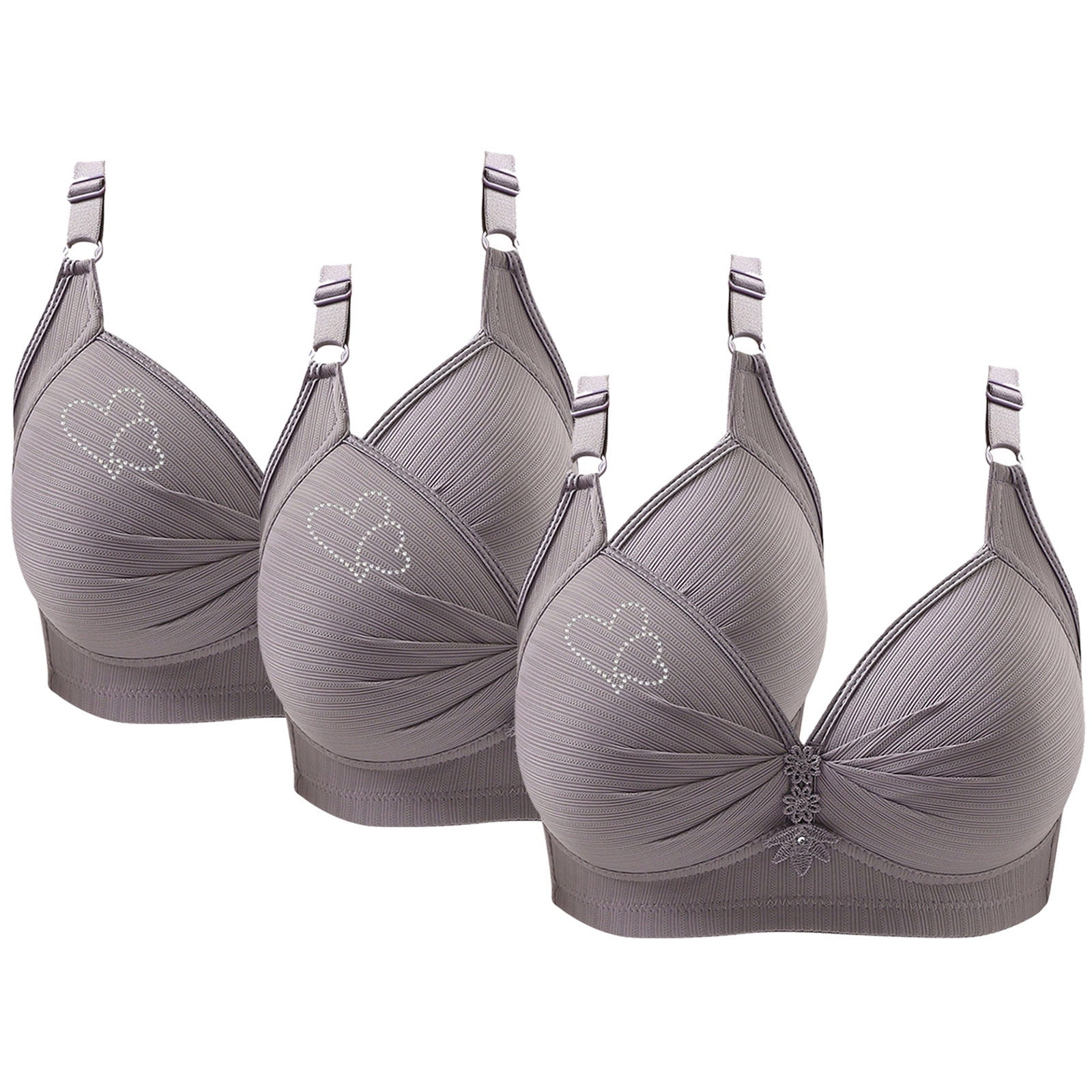 Xdegoge Last Order Placed 3 Pack Posture Bras for Women Multipack Push ...
