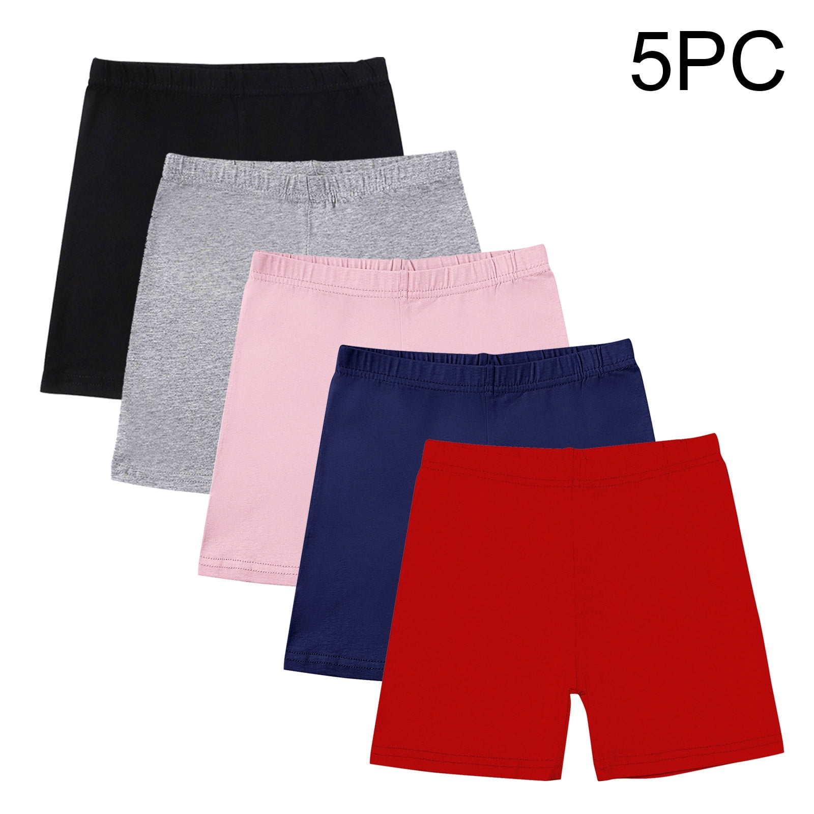Xdegoge Last Order Placed Activewear 5 Pack Girls Athletic Shorts Kids ...