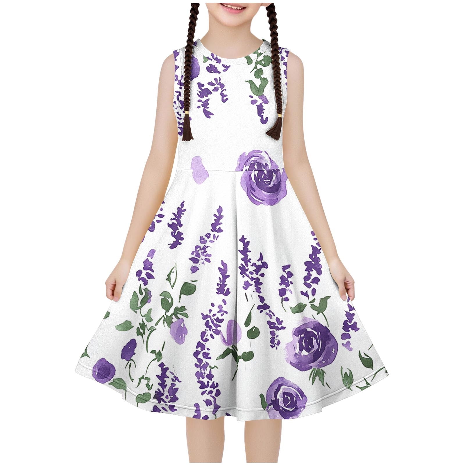 Xdegoge Little Girls Dresses Size 8 Toddler Clearance Clothes ...