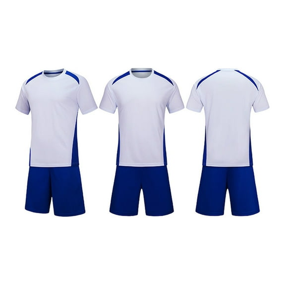 Xdegoge Soccer Uniform Set Team Training Shirt and Shorts Sets ...