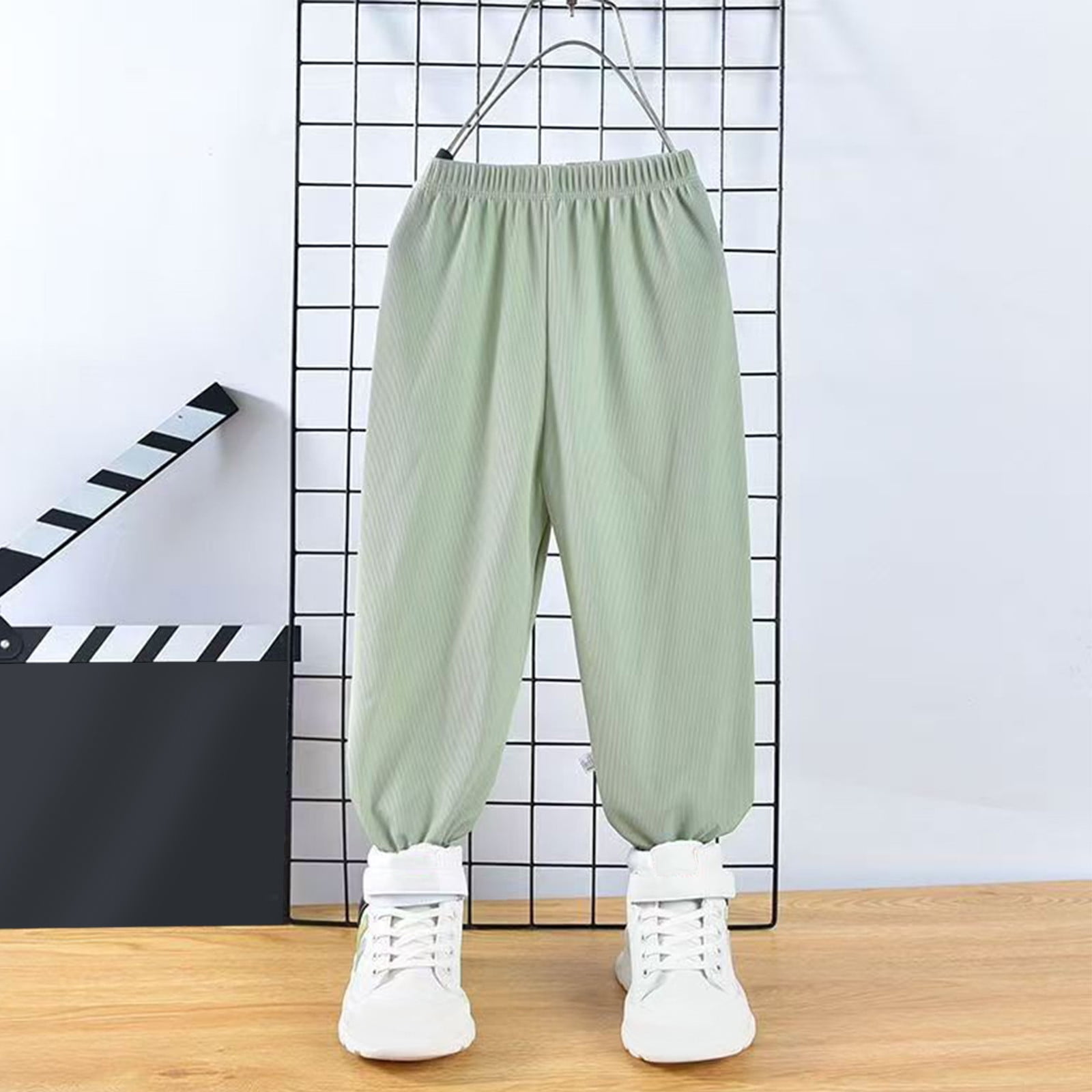 Xdegoge Toddler Girl Pants Elastic Waist Floral Pants Kids Tween Girl ...