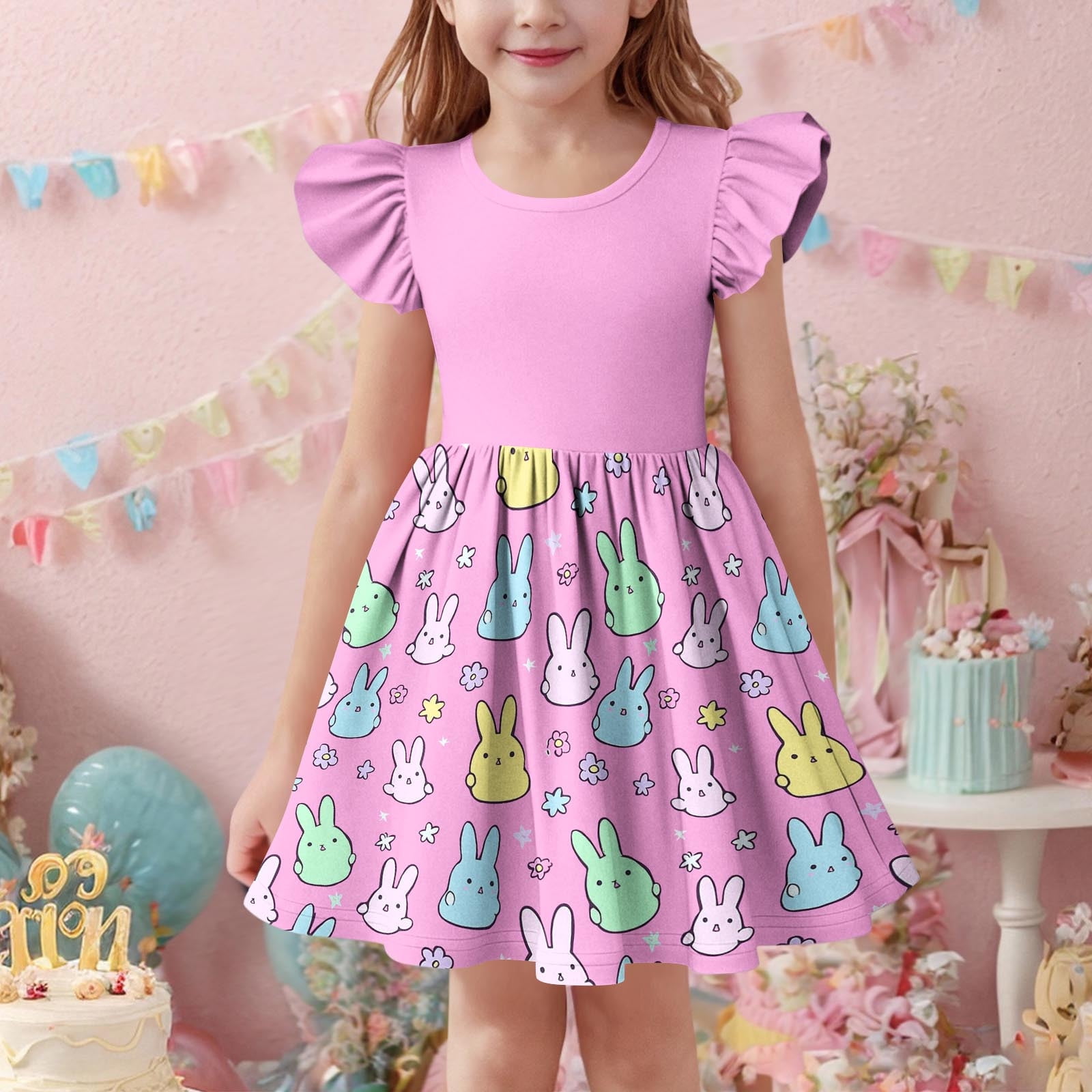 Xdegoge Toddler Girl Princess Dress Summer Beach Dress Sundress Soft A ...