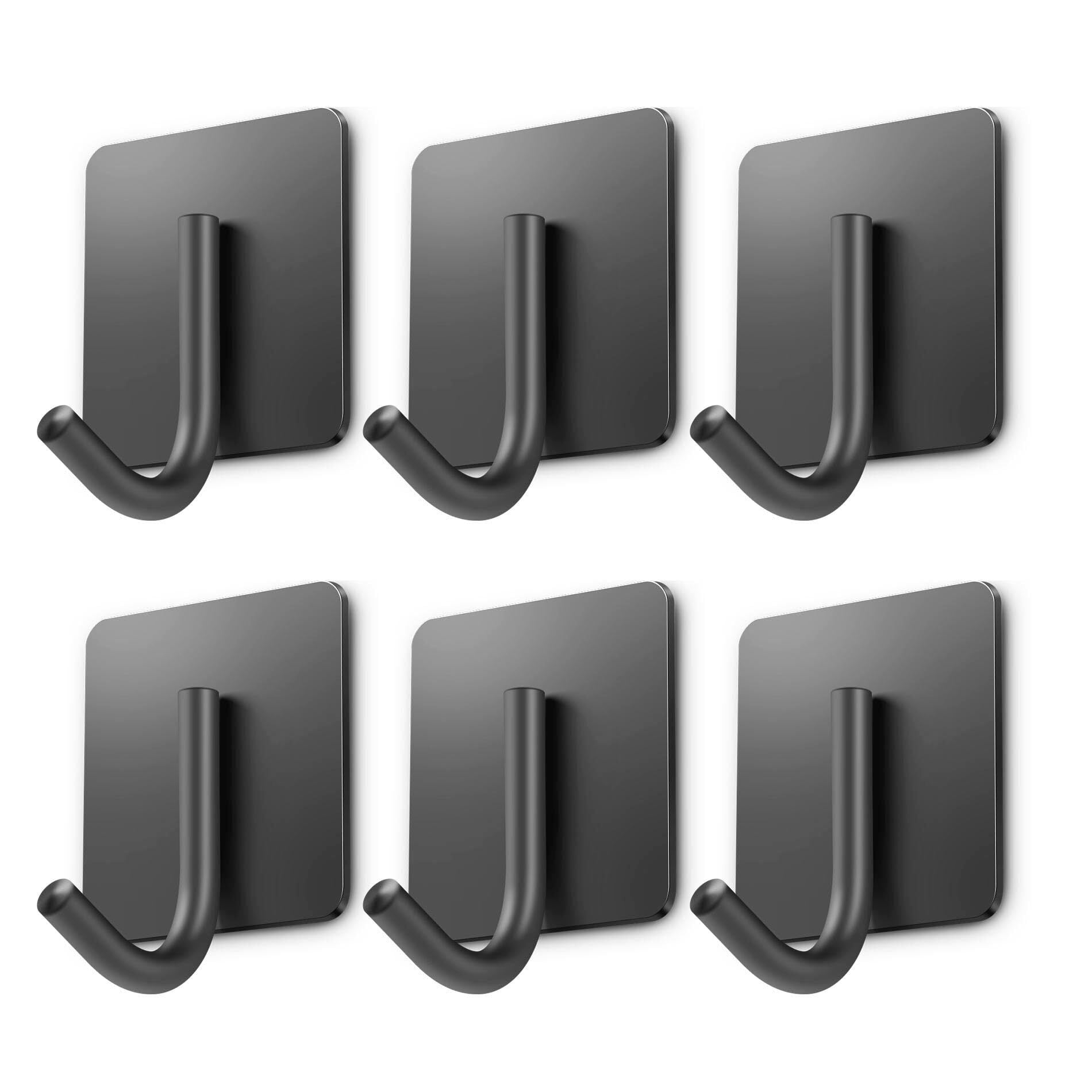 A XdgeLoad Adhesive Hooks, 4 Pack Towel Hooks Wall Hooks for Hanging ...