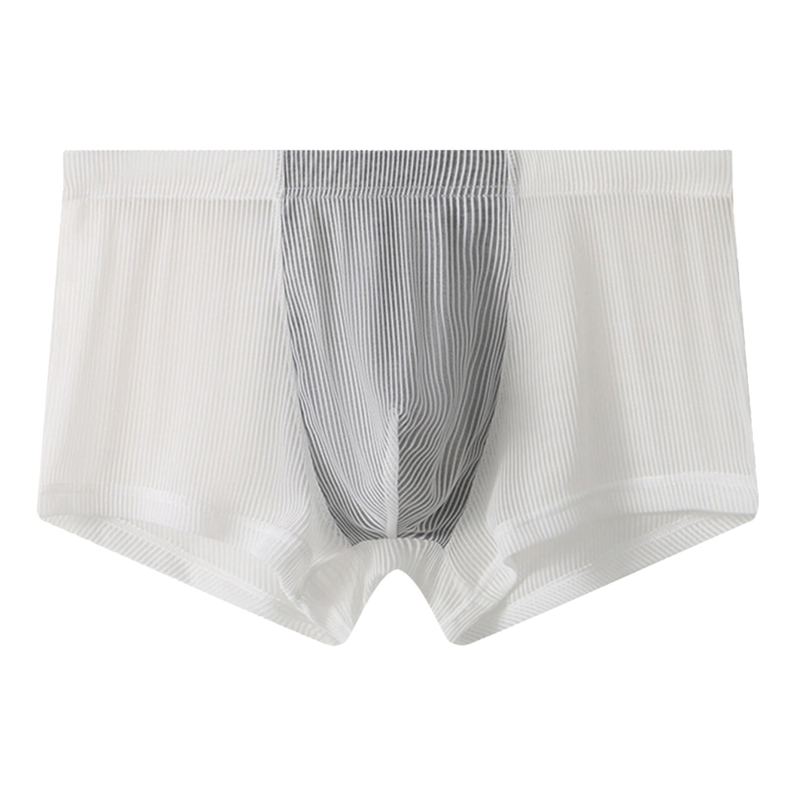 Xdzjlr Men'S Briefs,Ice Silk Transparent Solid Color With Square ...