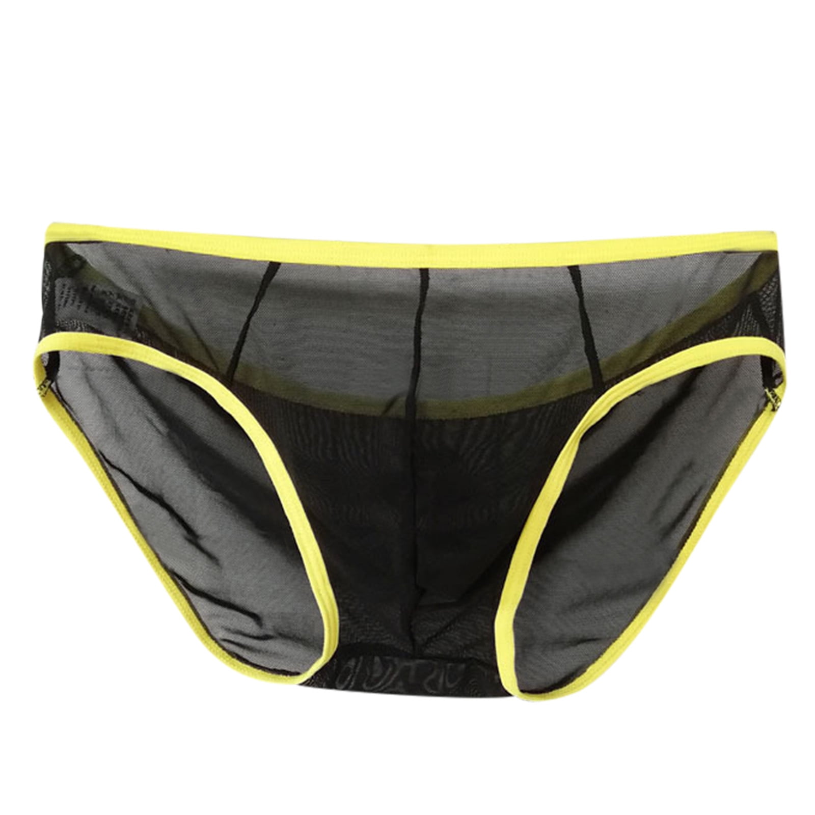 Xdzjlr Mens Briefs Underwear,Thin Fully Transparent Low Waisted Basic ...