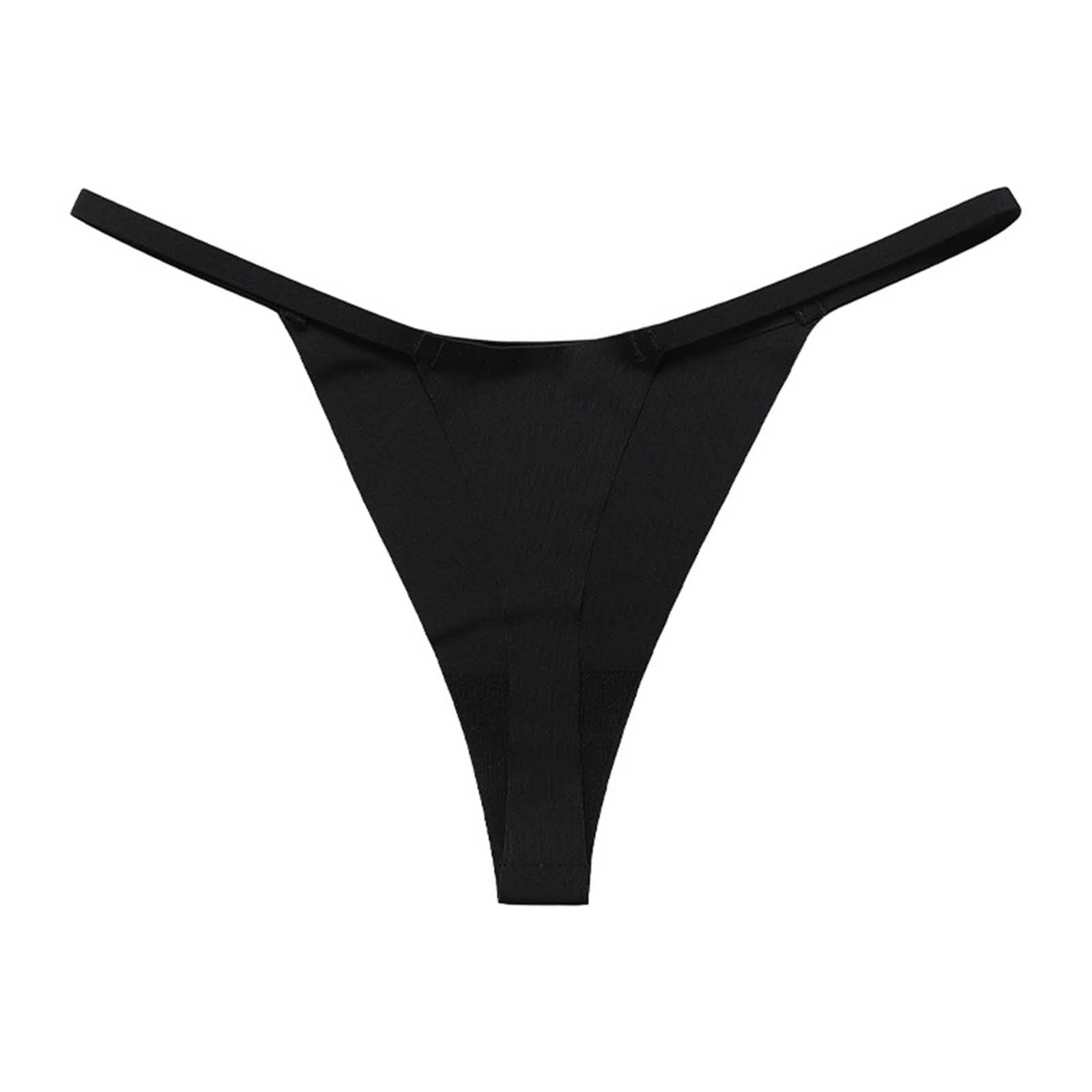 Xdzjlr Seamless Cotton Underwear for Women,Low Rise Seamless Ice Silk T ...