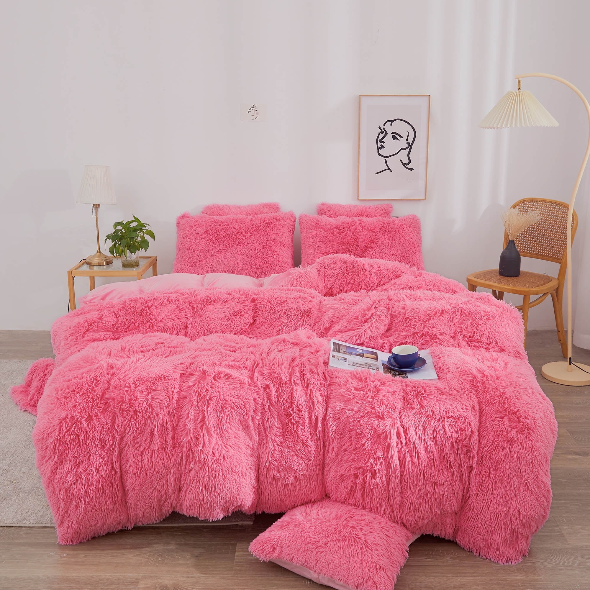 XeGe Plush Shaggy Duvet Cover Set, Luxury Ultra Soft Fluffy Faux Fur ... XeGe Plush Shaggy Duvet Cover Set, Luxury Ultra Soft Fluffy Faux Fur ...