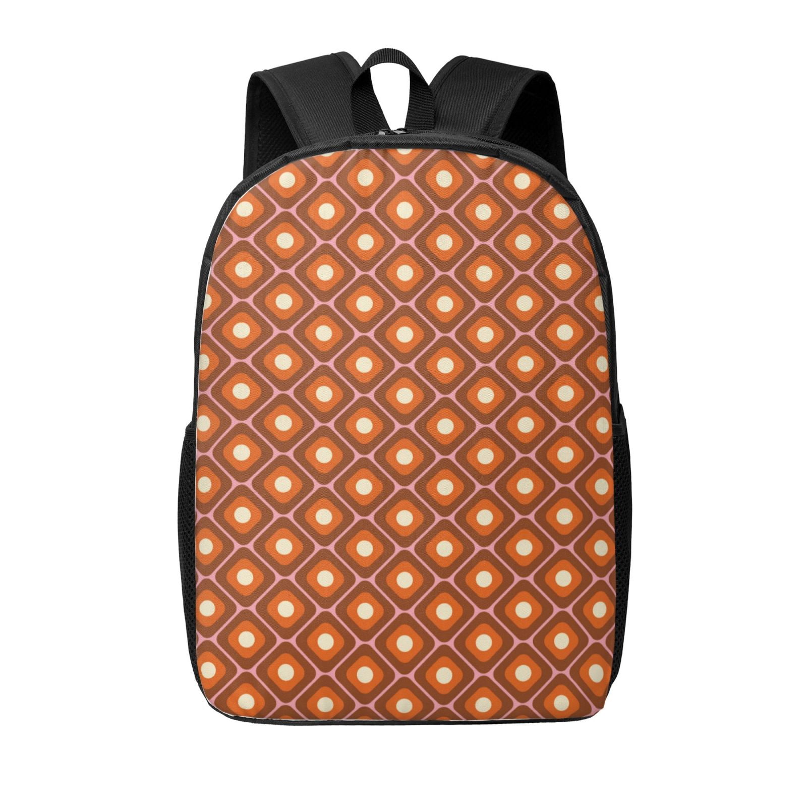 Xecao 60s and 70s Aesthetic print Travel Backpack, Large Computer ...
