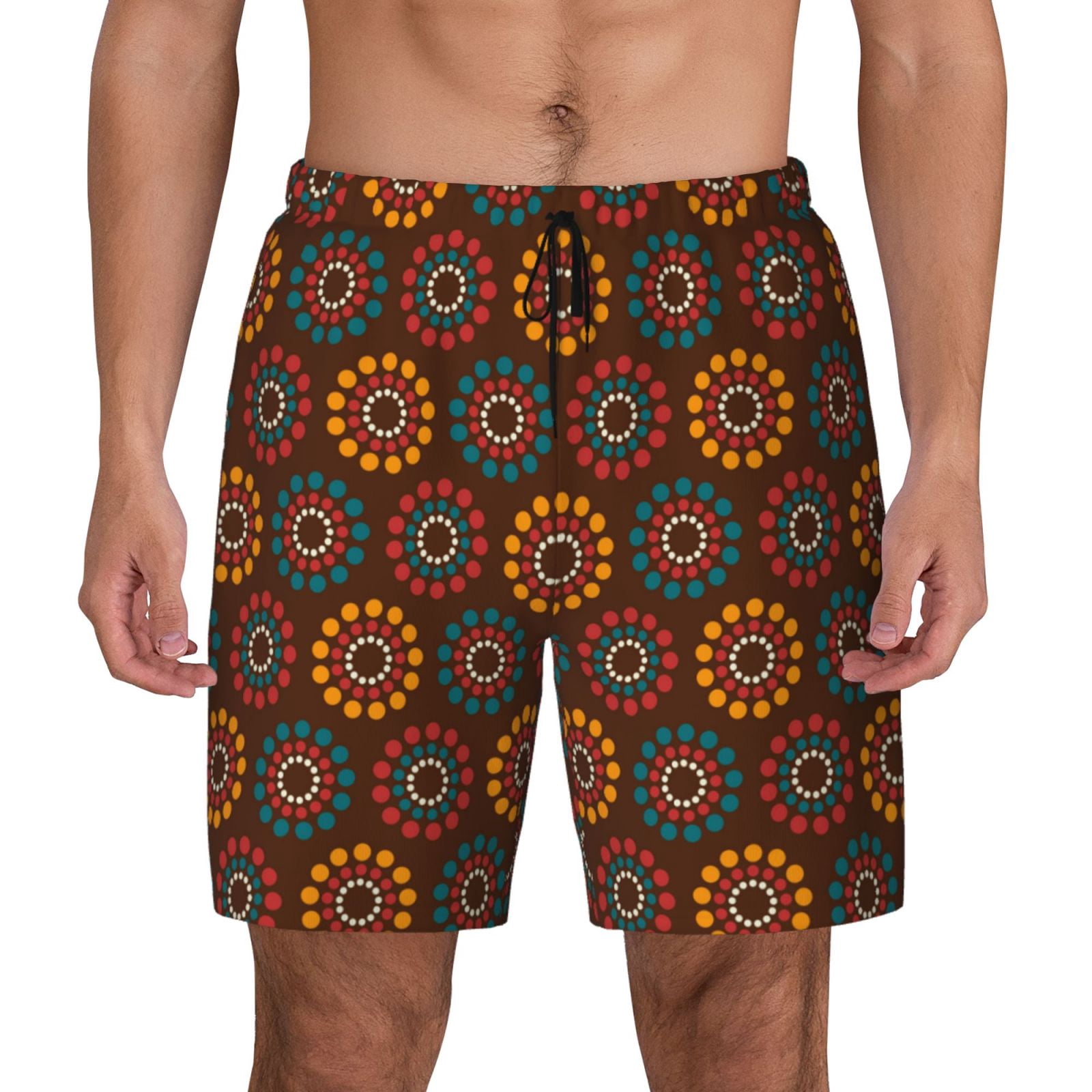 Xecao 60s and 70s Aesthetic1 for Men's Swimming Trunks Swim Trunks ...