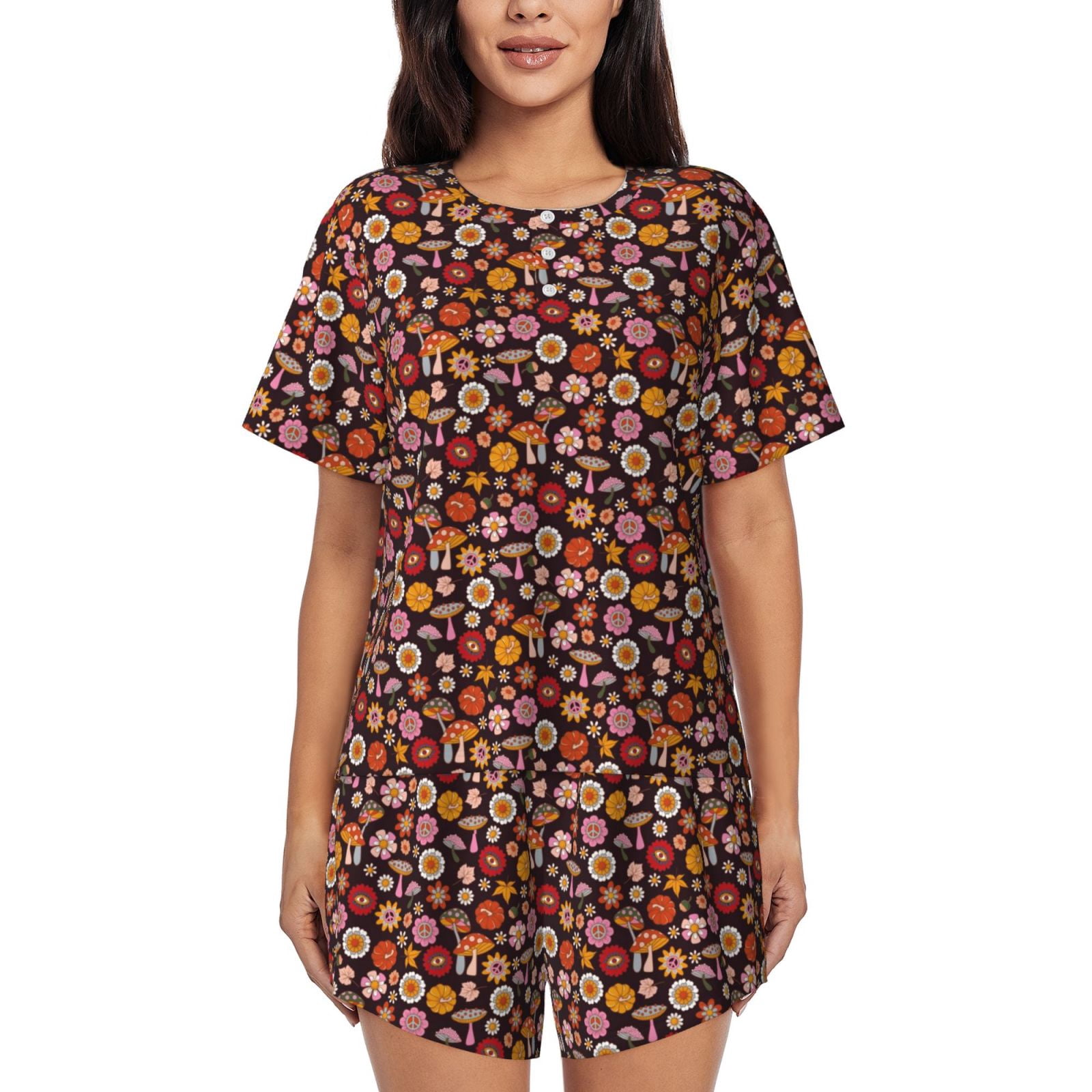 Xecao 70s Groovy Hippie Retro print Swimsuit for women, Summer-ready ...