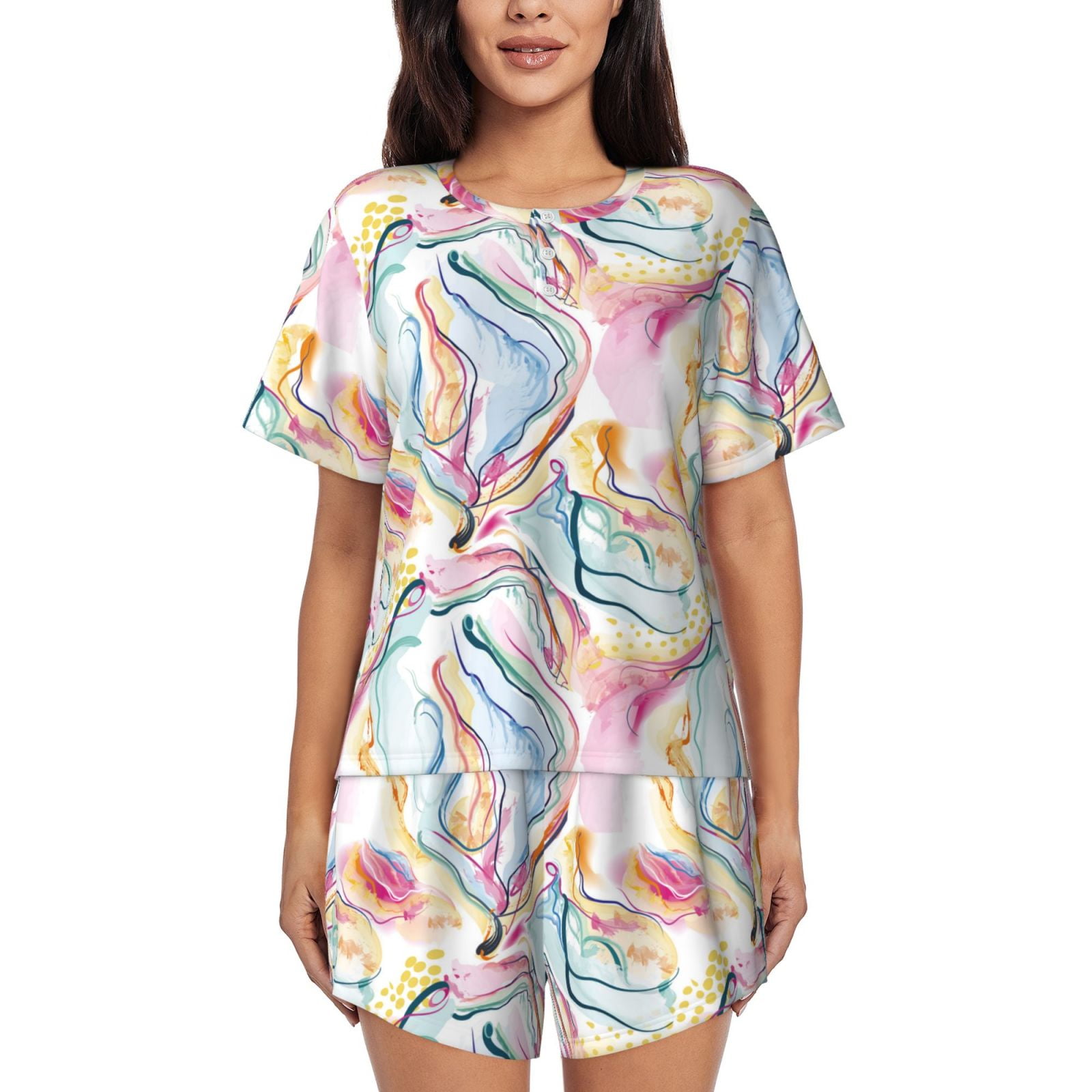 Xecao Abstract Marble Texture print Swimsuit for women, Summer-ready ...