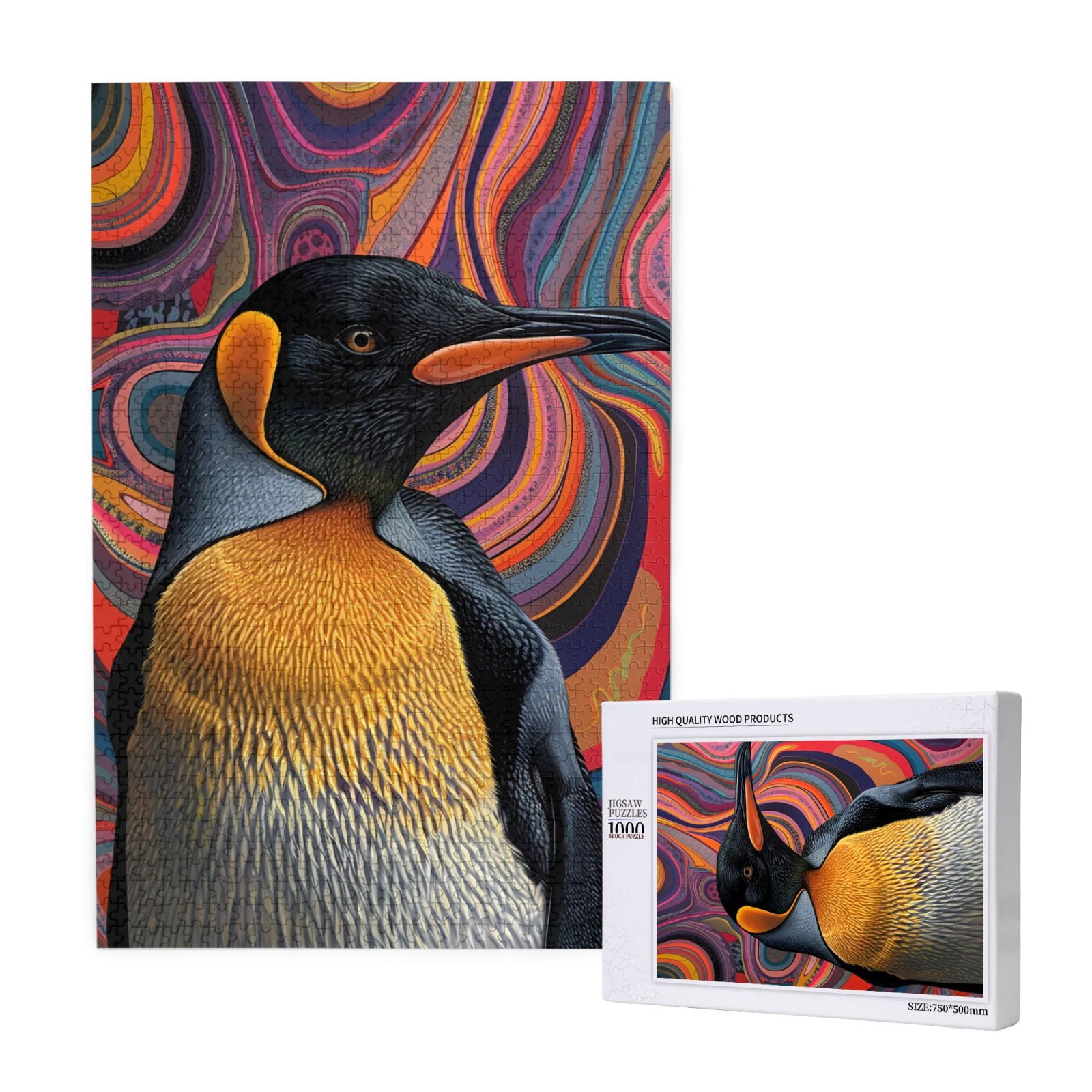Xecao Abstract Pattern Penguin Pattern 1000 Piece Puzzles , Jigsaw ...