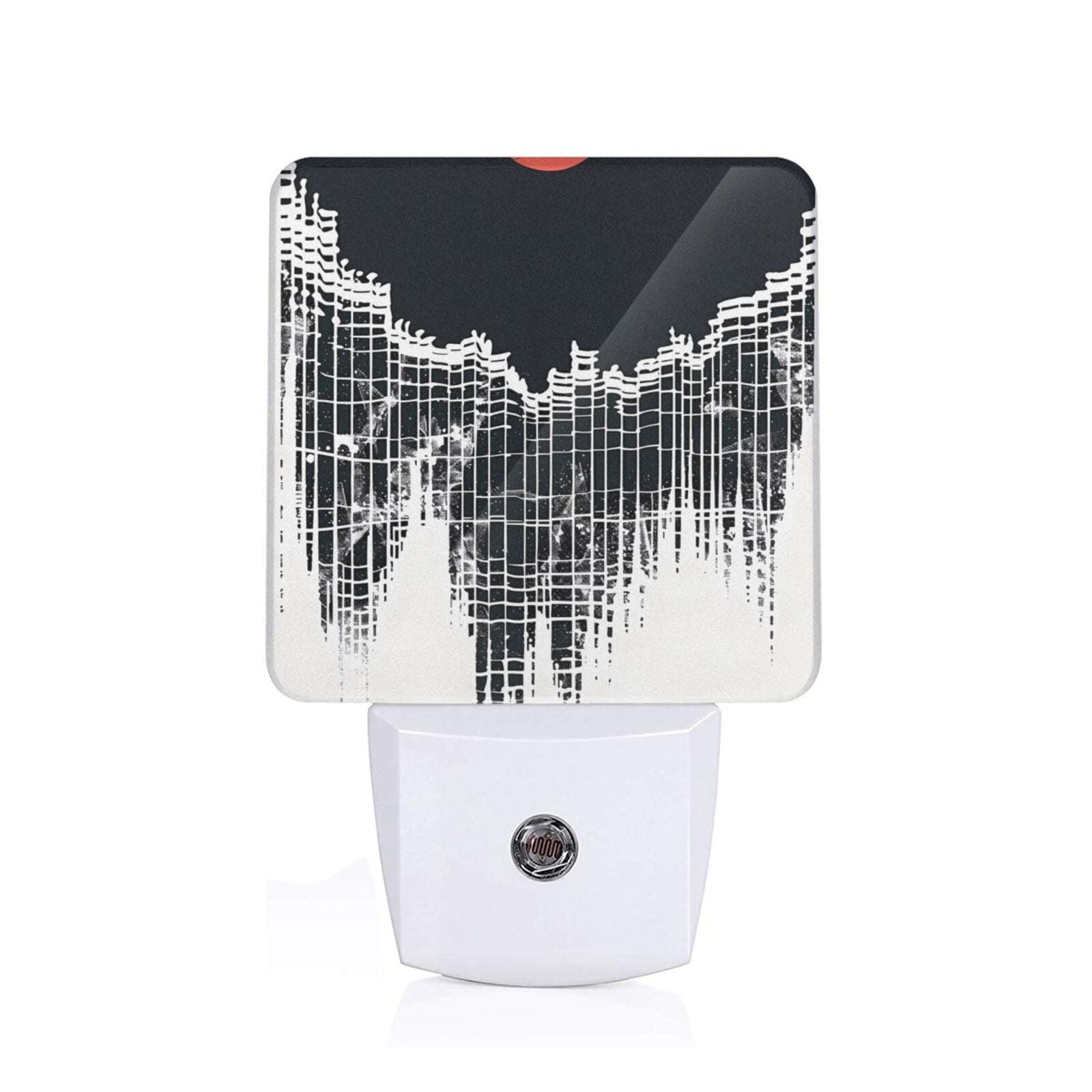 Xecao Abstract Red Sun Design for Night Light - a Wall-mounted LED ...