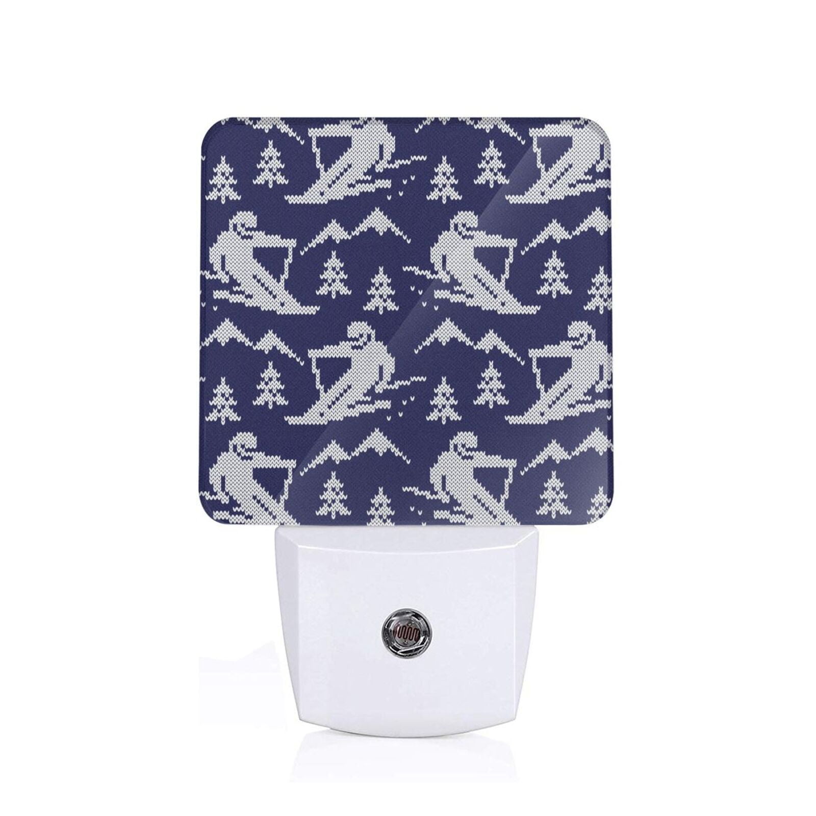 Xecao Abstract Skiing for Night Light - a Wall-mounted LED Fixture with ...