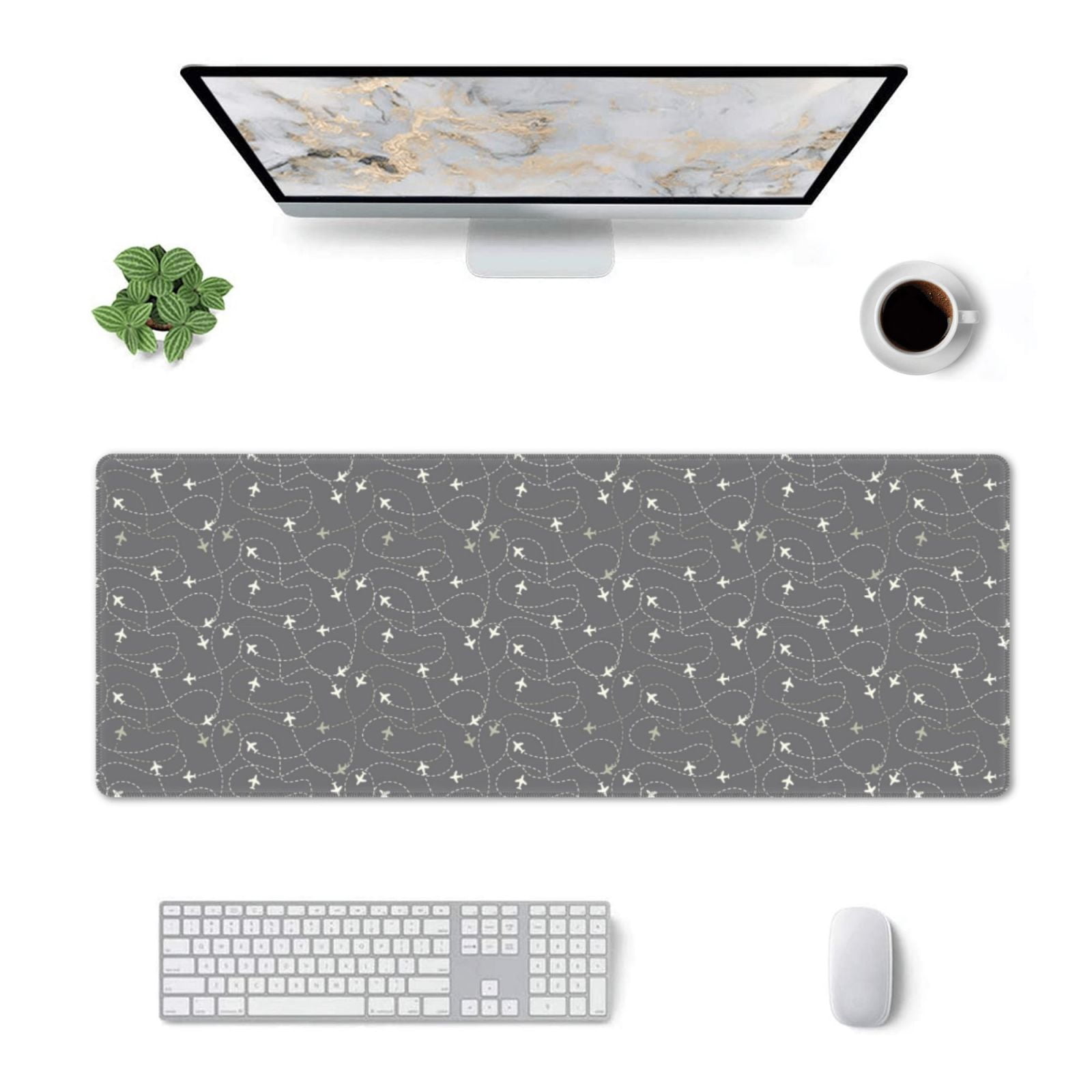 Xecao Airplane Routes Around The World for Mouse Pad - Waterproof ...