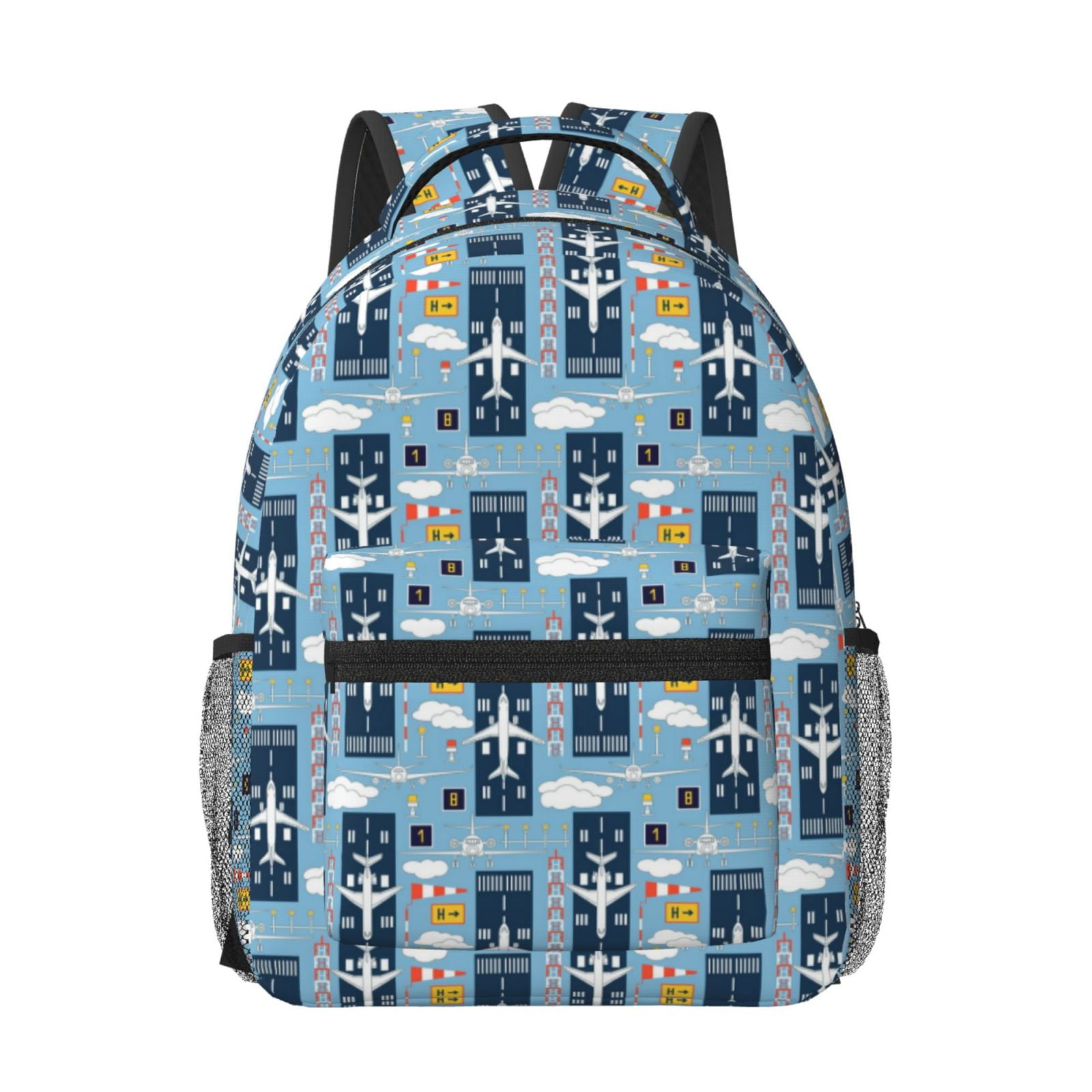 Xecao Airplanes and Aviation Signs Travel Backpack: A spacious, stylish ...