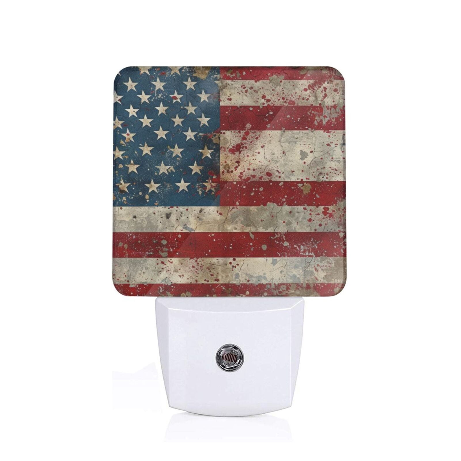 Xecao American Flag1 for Night Light - a Wall-mounted LED Fixture with ...