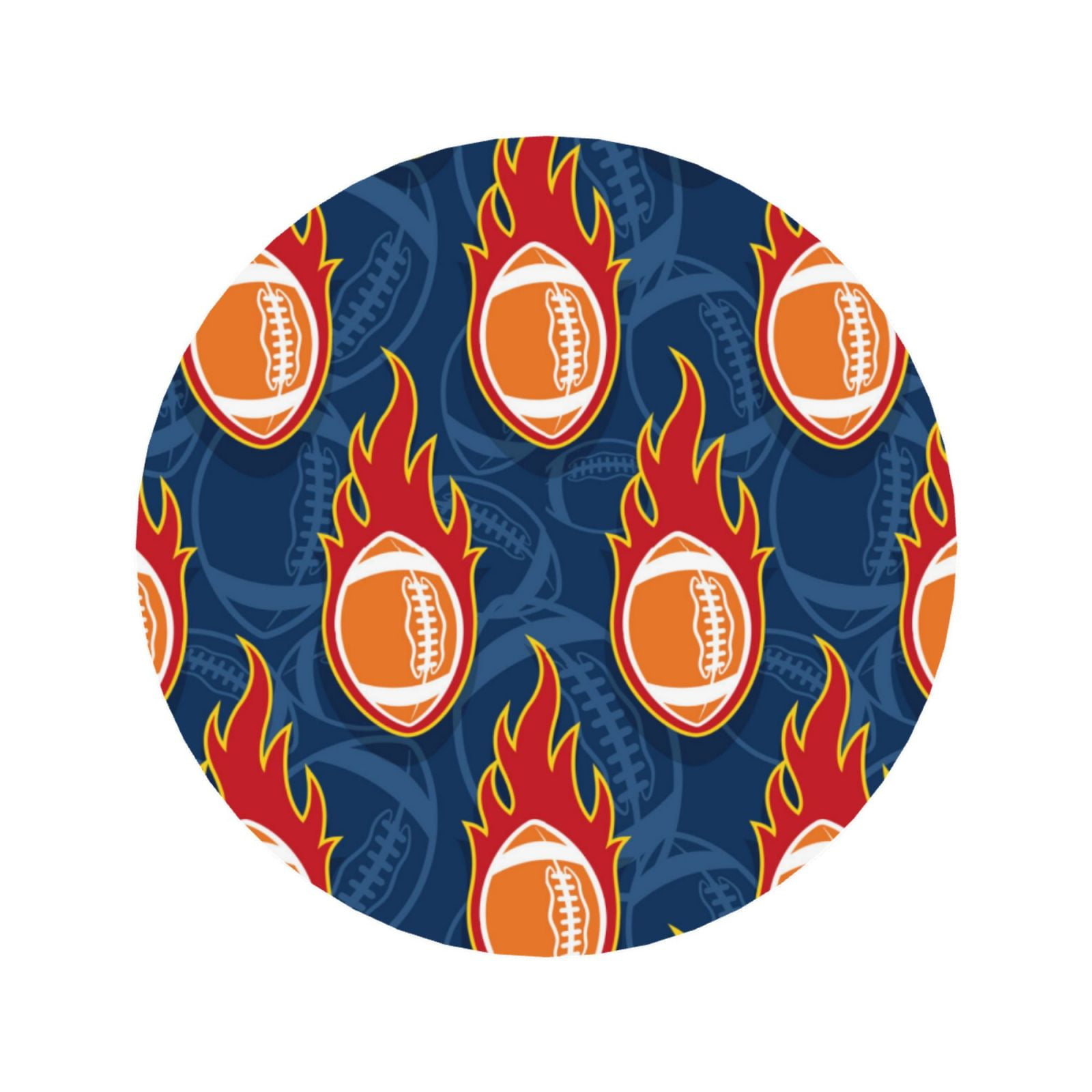 Xecao American Football and Fire Flames for Fridge Magnets - Fun ...