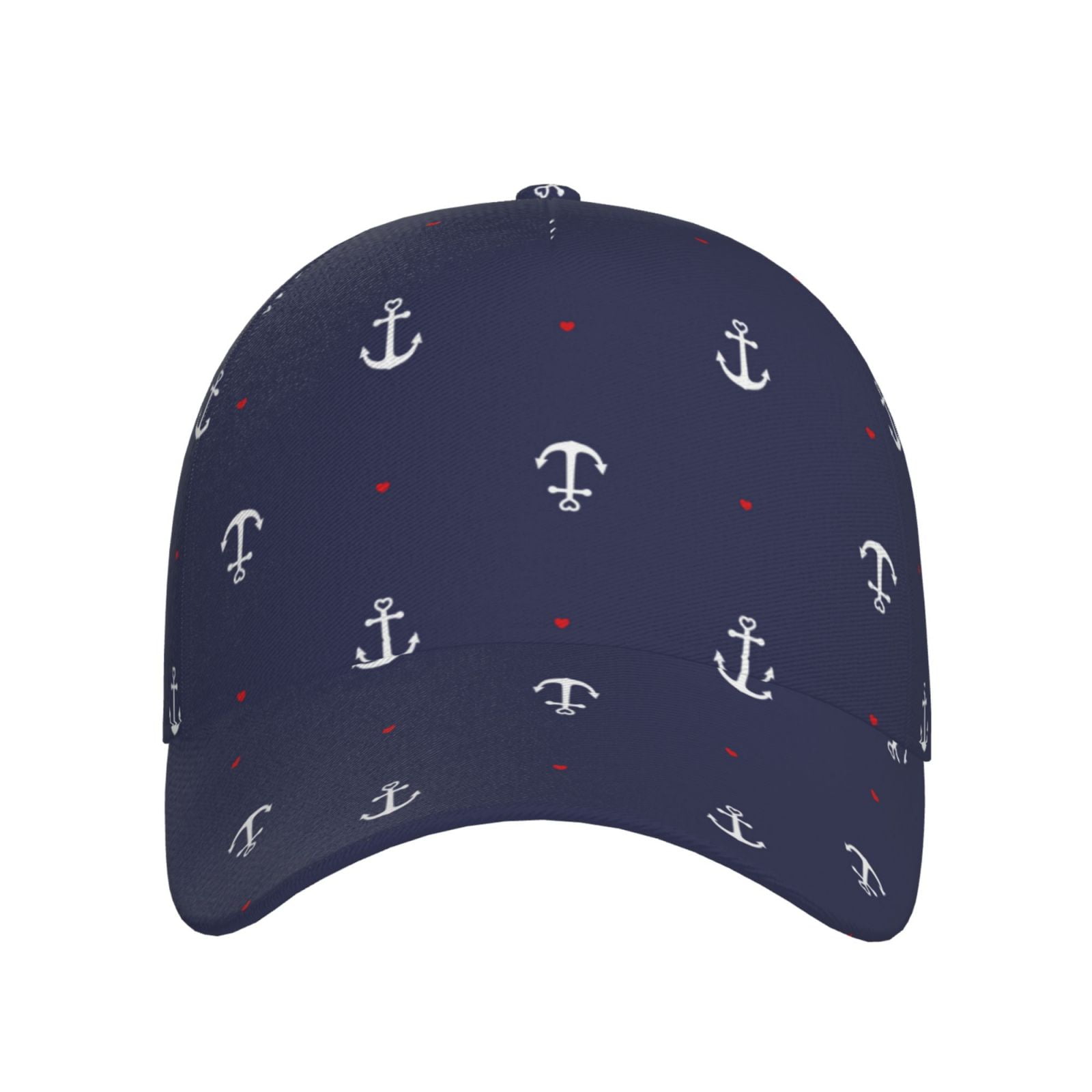 Xecao Anchor Heart Blue for Baseball Cap: Unisex, crafted from classic ...
