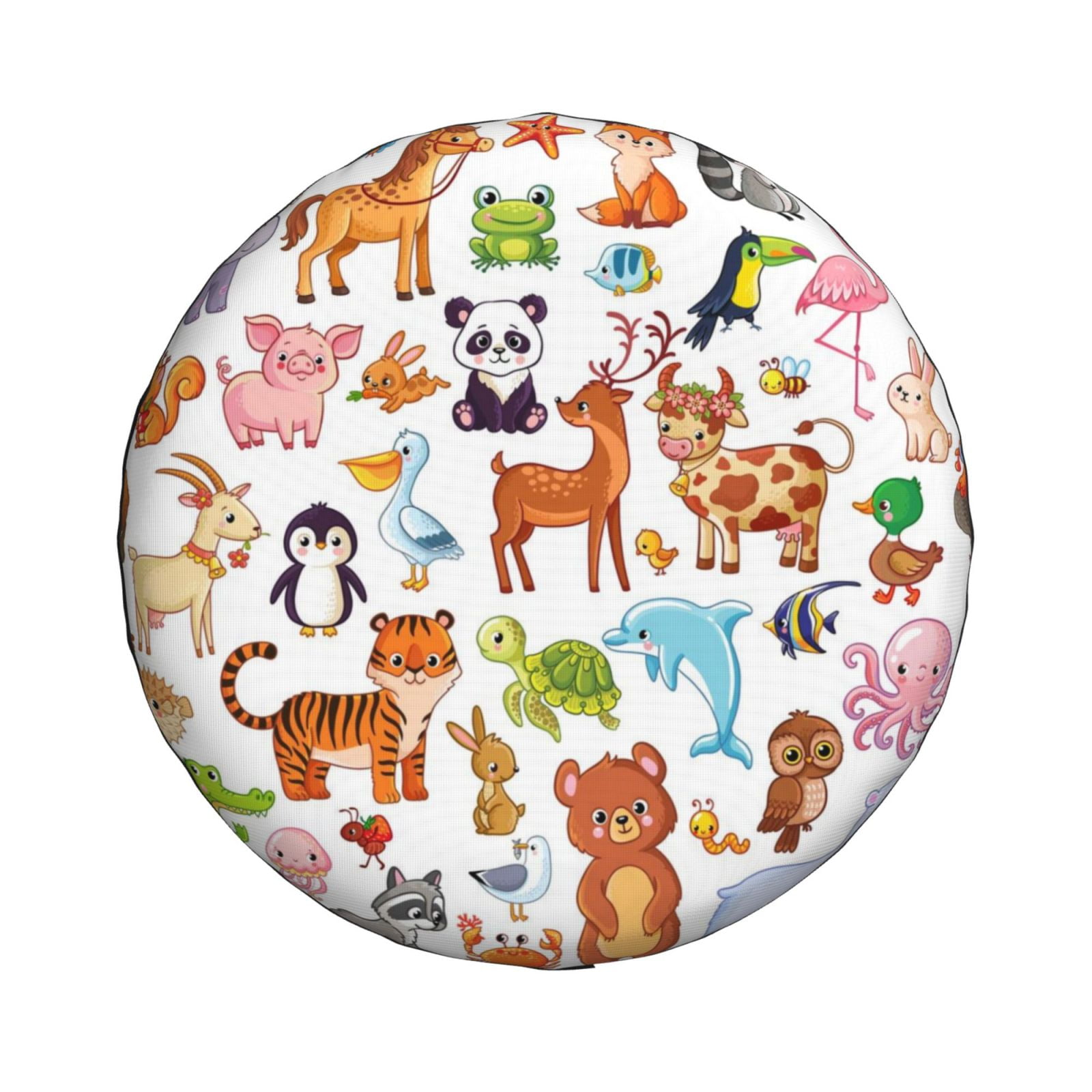 Xecao Animal Cartoon Style for Tire Covers: Waterproof, dust-proof, and ...