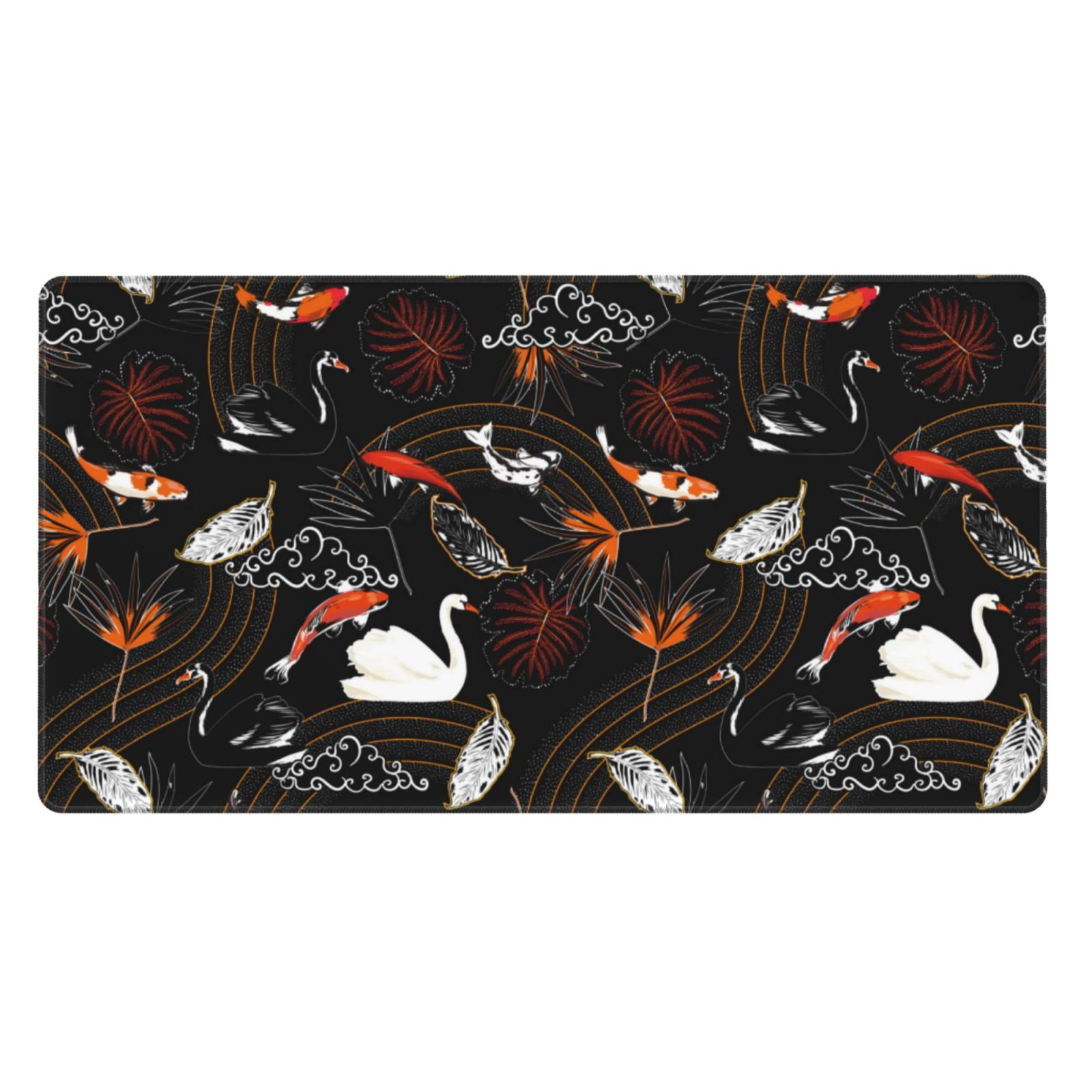 Xecao Animal Koi Fish for Waterproof Mouse Pad - Extended Contour Mouse ...