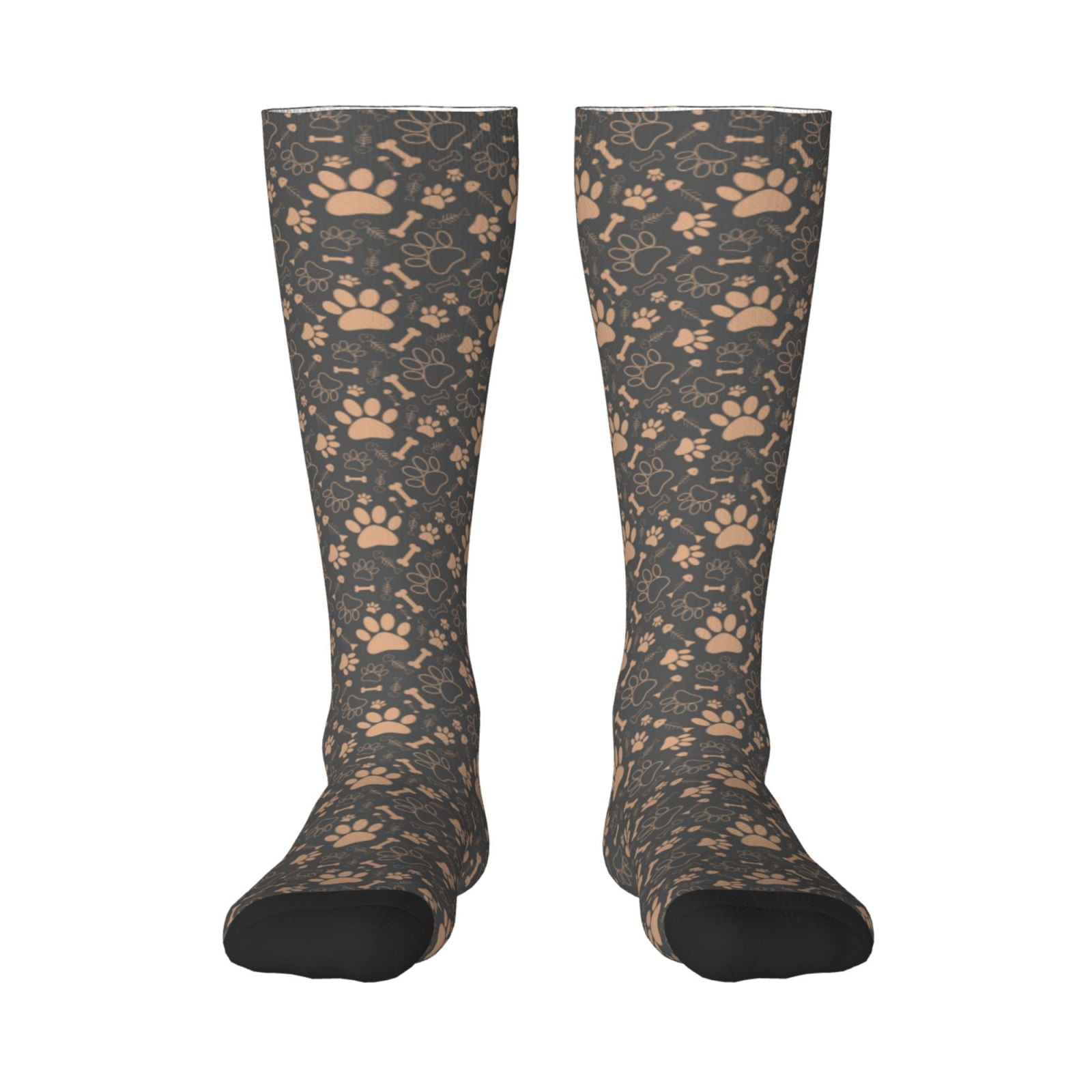 Xecao Animal Paw Print Compression Socks for Both Men And Women for ...