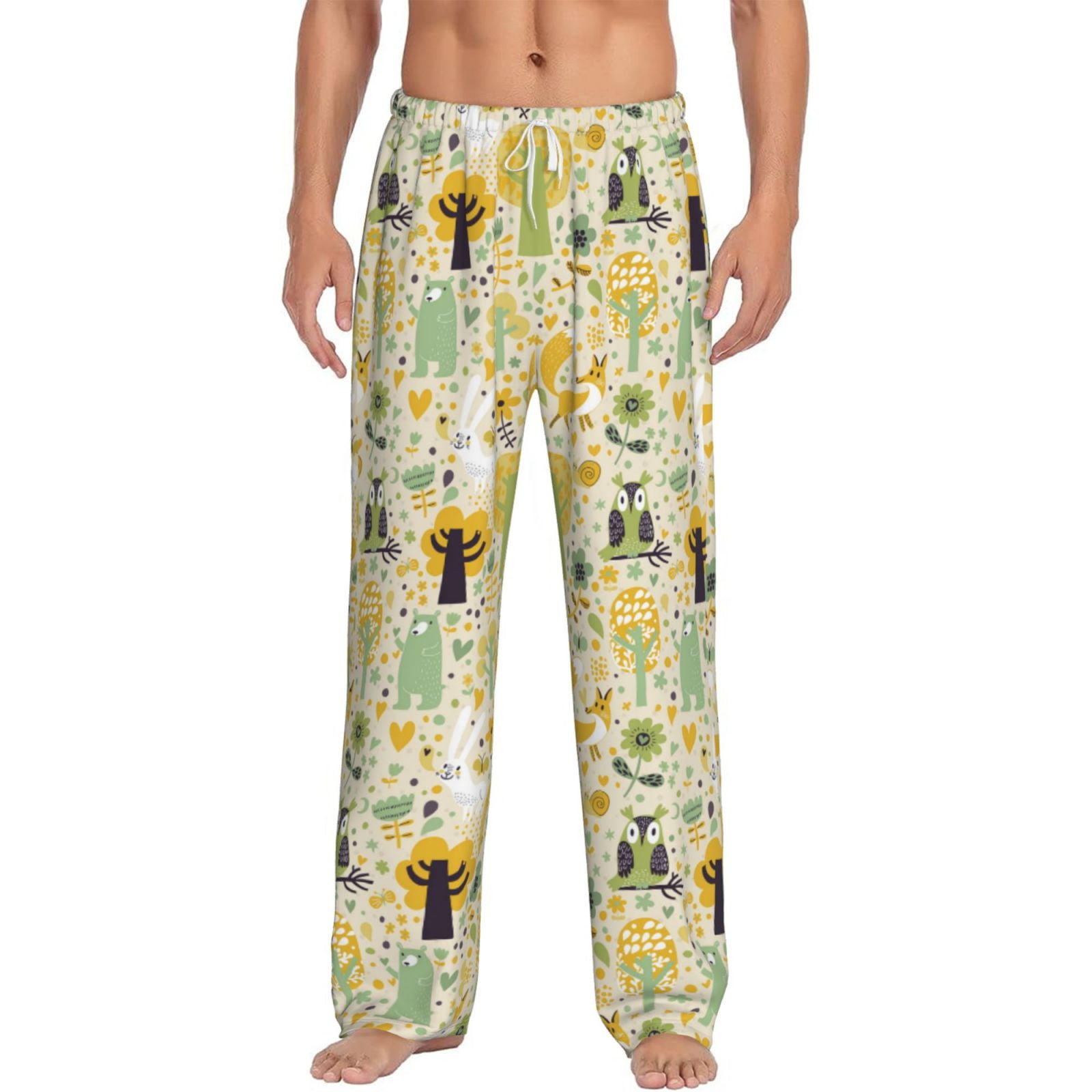 Xecao Animal Tree Men's Straight Lounge Pajama Pants: The Ultimate in ...