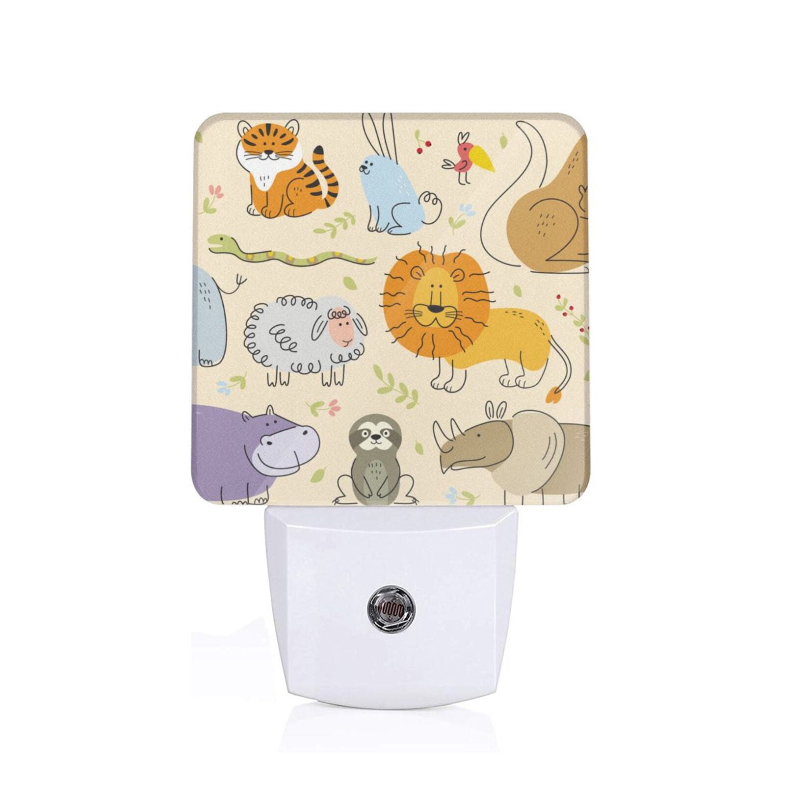 Xecao Animals for Night Light - a Wall-mounted LED Fixture with A Dusk ...