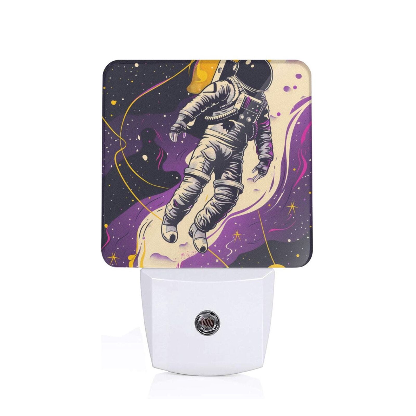 Xecao Astronaut Floating purple Space for Night Light - a Wall-mounted ...