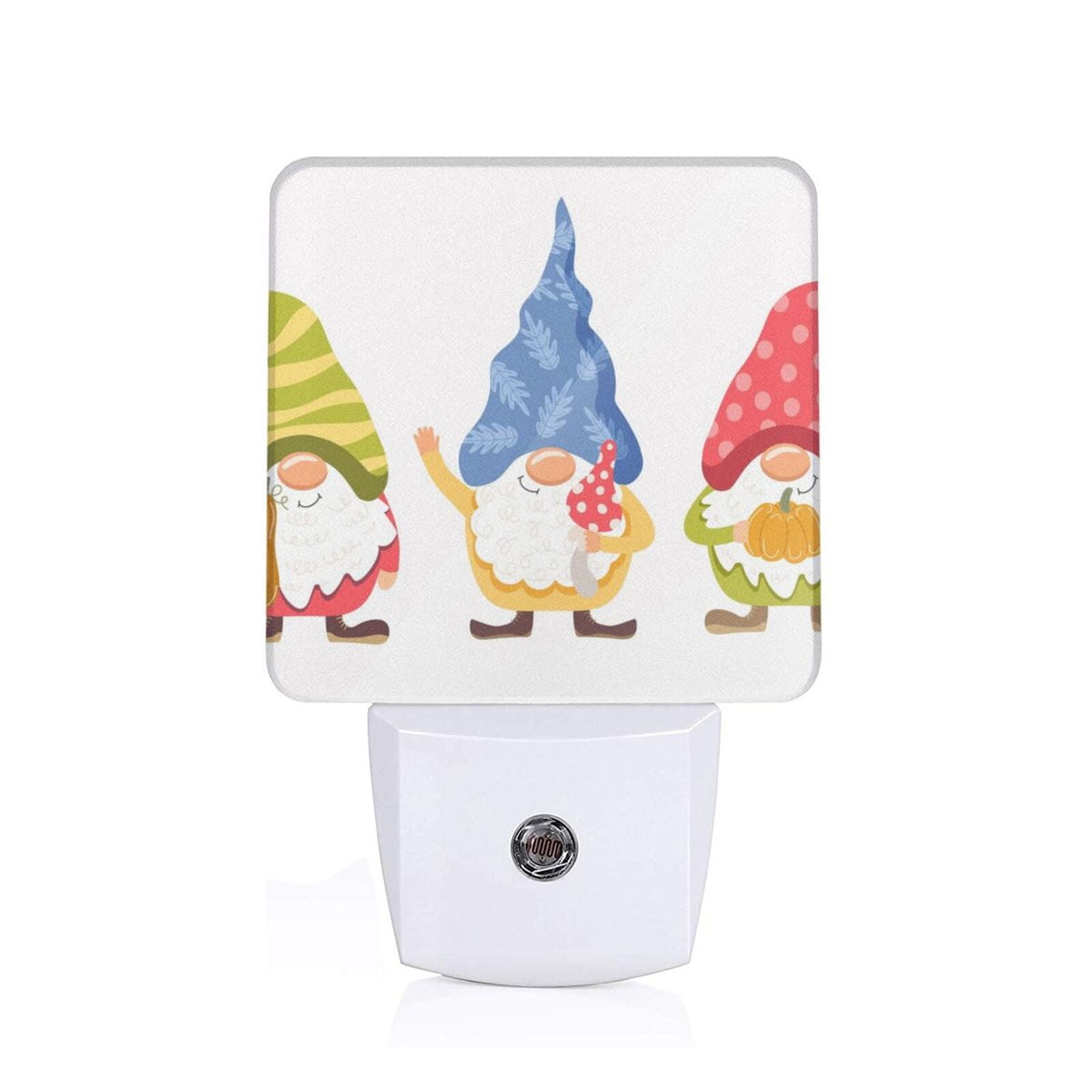 Xecao Autumn Funny Gnomes for Night Light - a Wall-mounted LED Fixture ...